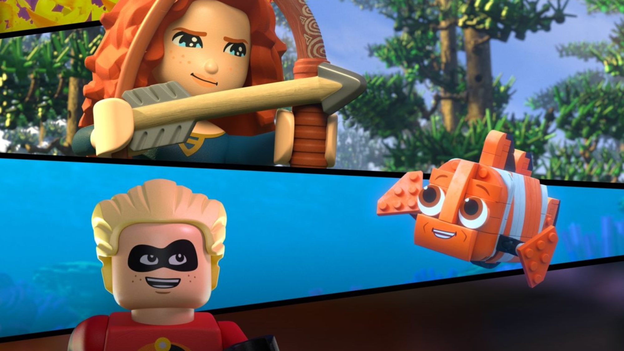 LEGO Pixar: BrickToons Trailer: The Incredibles, Finding Nemo & More