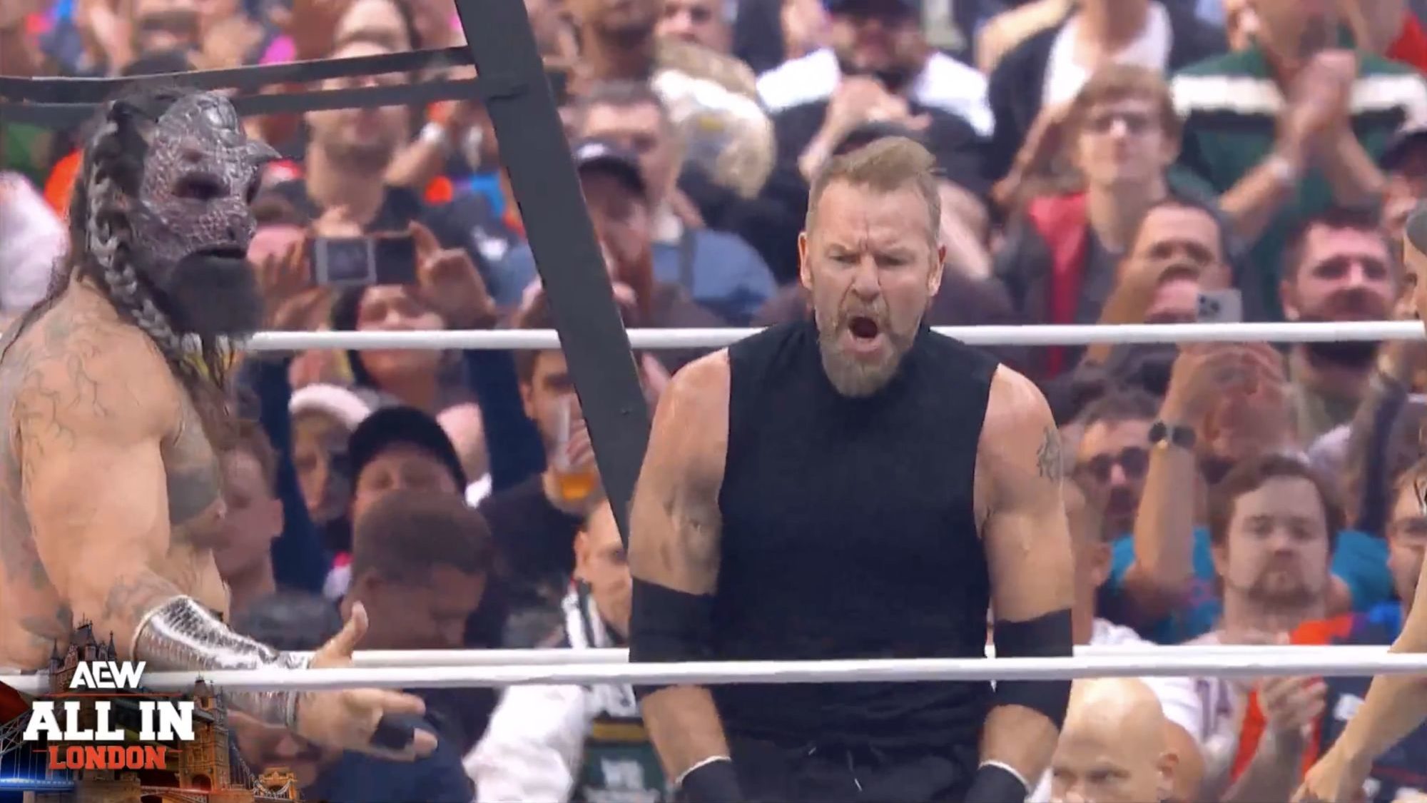 PAC Wins Trios Titles with BCC in AEW All In London Ladder Match