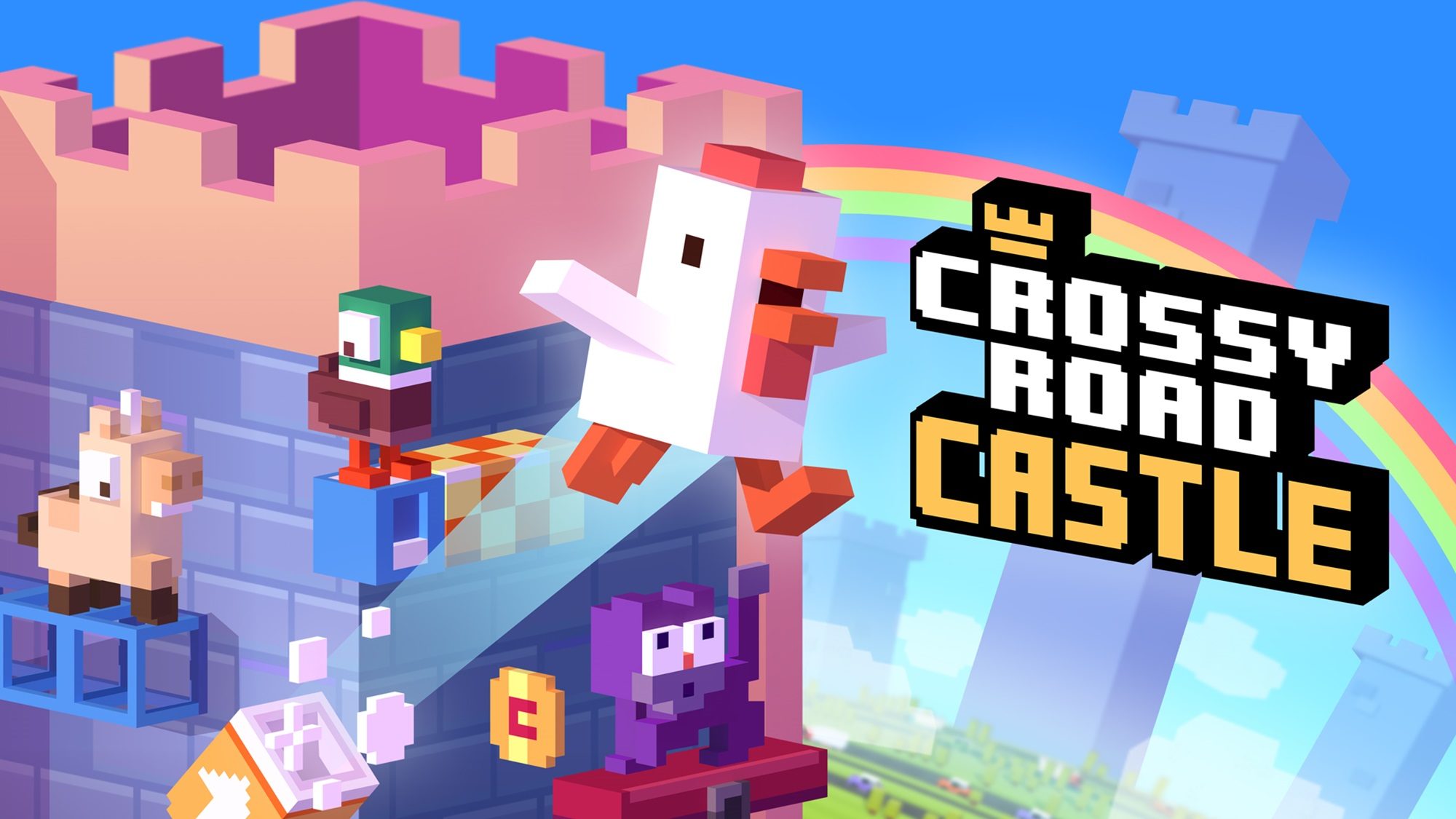 Crossy Road Castle Confirms Mid-September Release Date