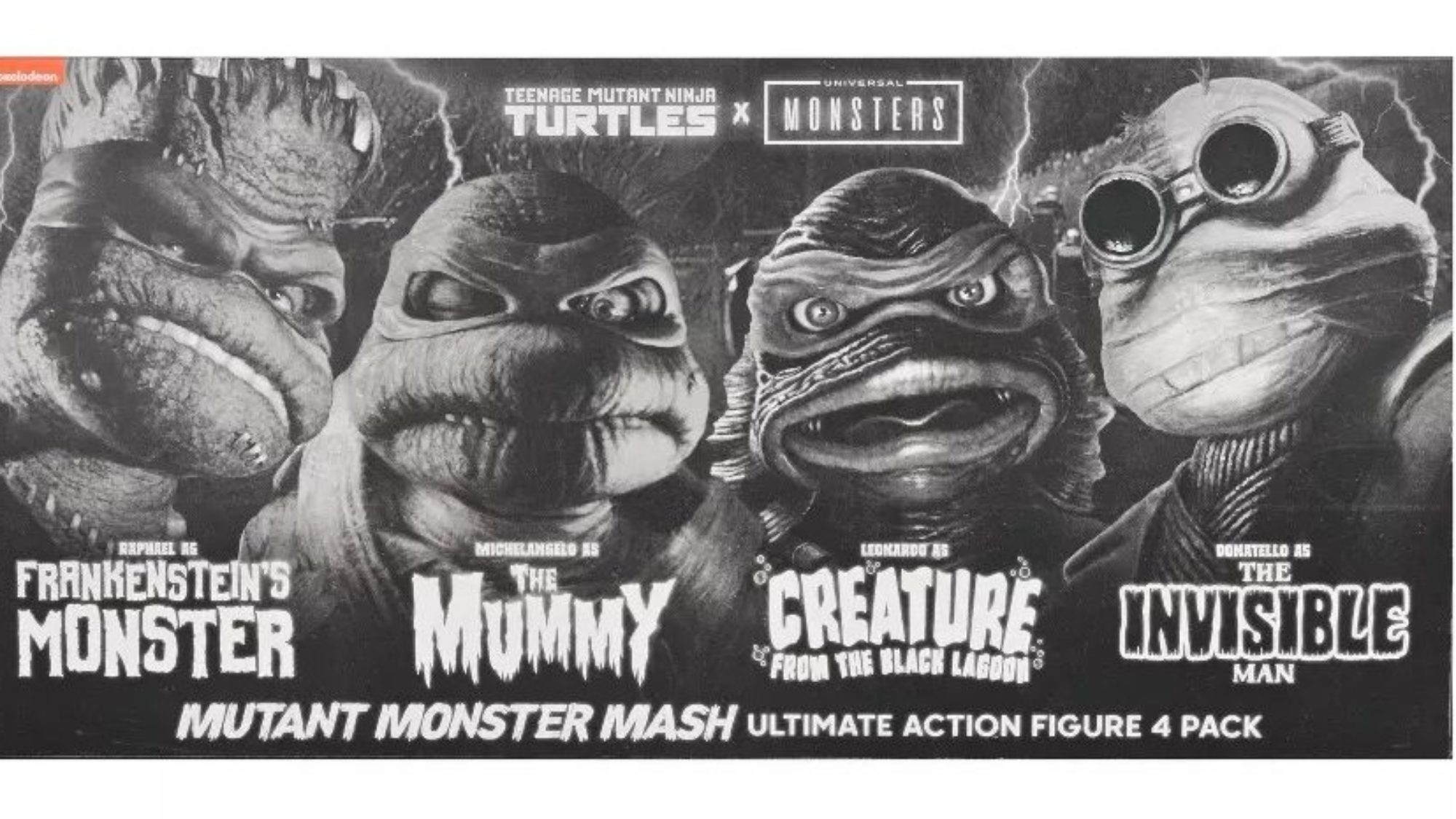 NECA Debuts Universal Monsters x Teenage Mutant Ninja Turtles 4-Pack
