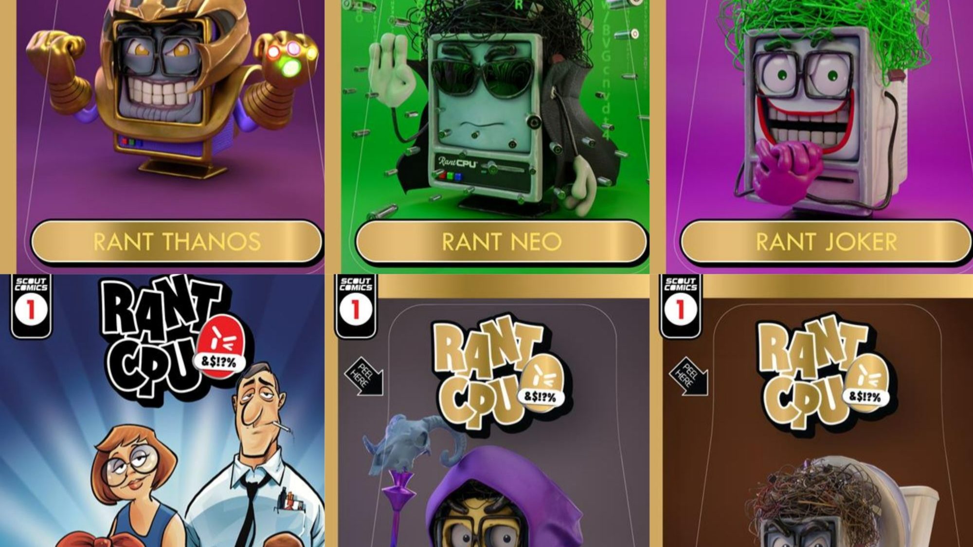 Ken Kristensen, MK Perker & Michael Mumbauer Behind Rant CPU Comic