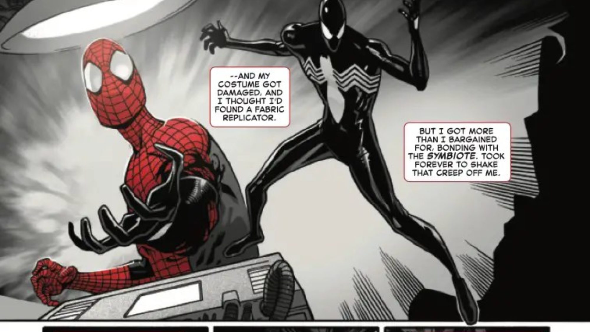 Spider-Man: Black Suit and Blood #1 Preview: Pun Intended