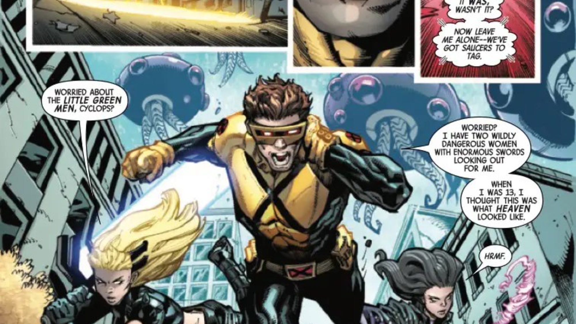 X-Men #2 Preview: Mutants vs. Aliens - A Battle for San Francisco