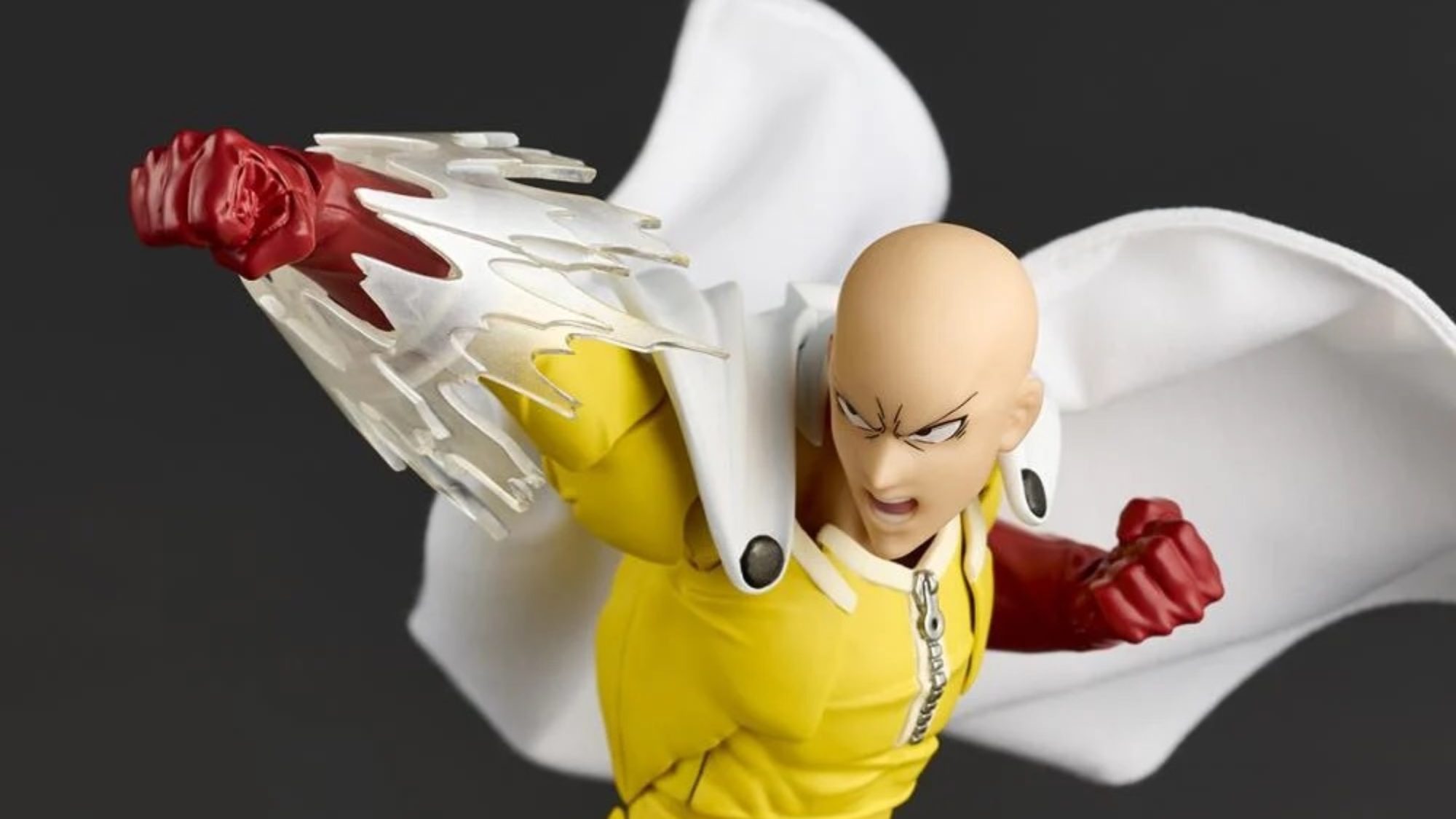 One-Punch Man Amazing Yamaguchi Revoltech Saitama Figure Revealed