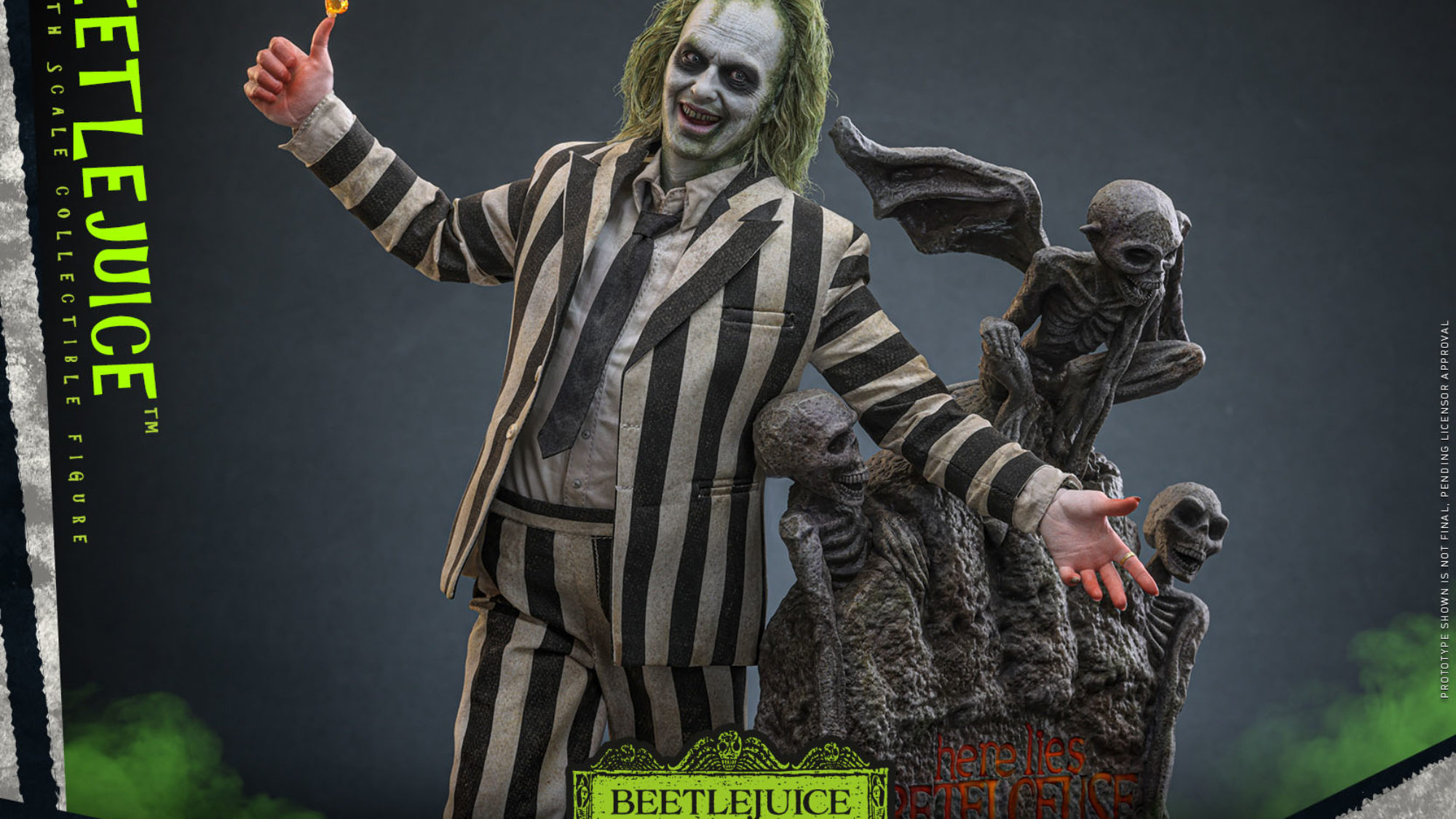 The Juice is Loose as Hot Toys Debuts New 1/6 Beetlejuice Figure