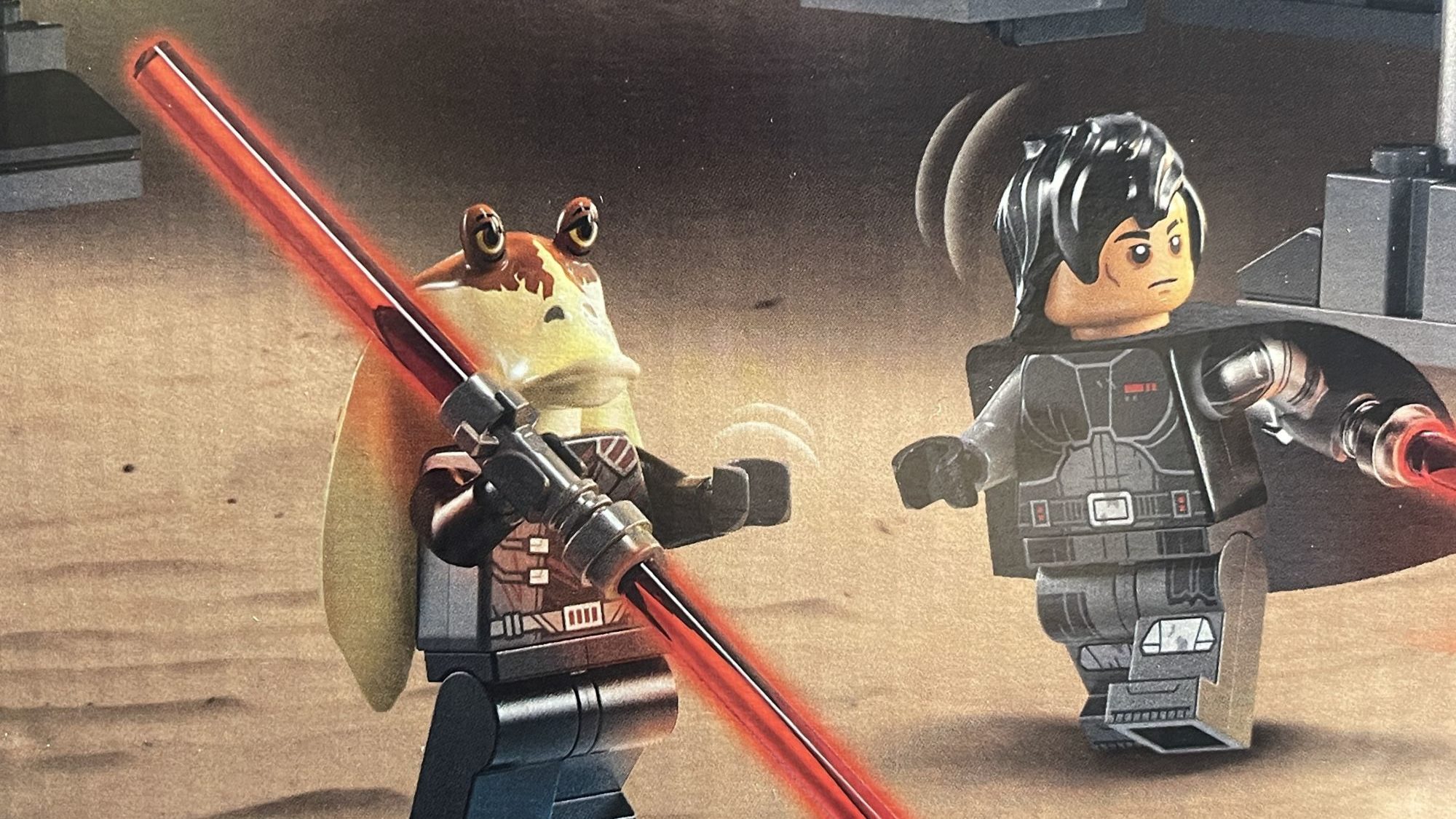 LEGO's New Star Wars Dark Falcon Set Unleashes Darth Jar Jar Binks