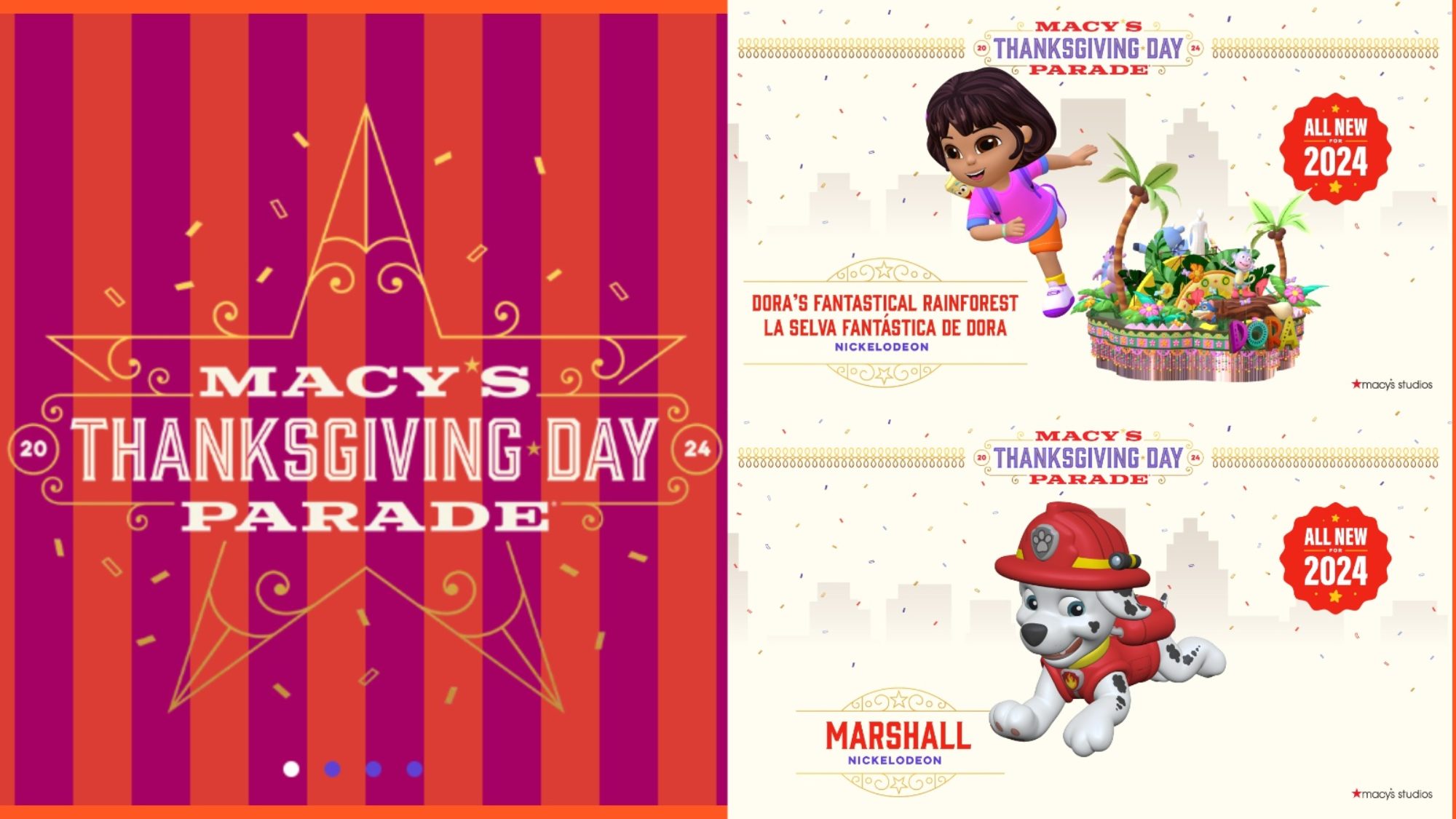 Macy’s Thanksgiving Parade: Dora, PAW Patrol Join TMNT, SpongeBob
