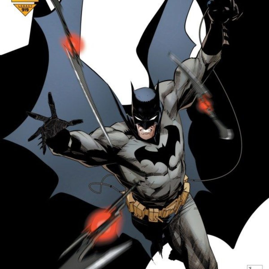 Cartoon Batman Flying