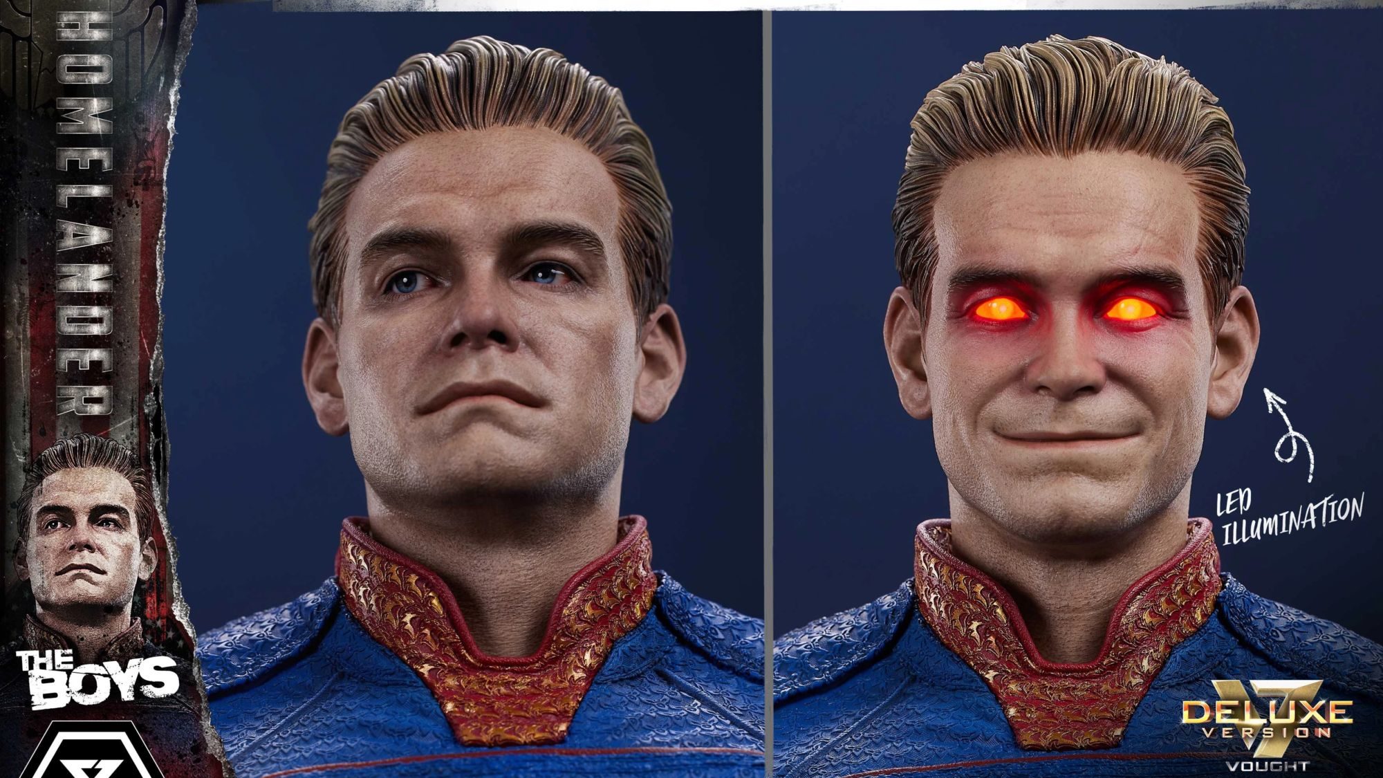 The Boys Arrive at Prime 1 Studio with Brand New Homelander Statue