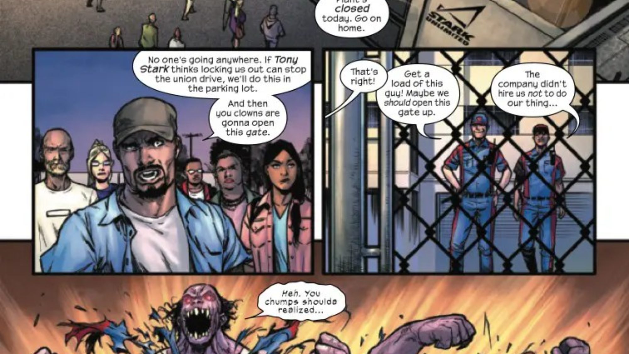 Iron Man #1 Preview: Stark Gets Mad, Roxxon Gets Wrecked