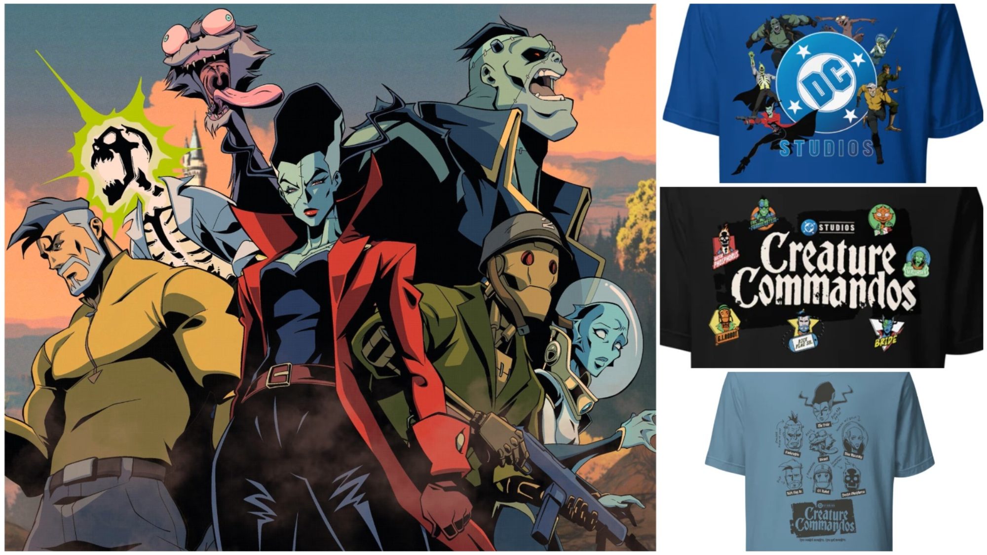 Creature Commandos: DC Studios Merch Offering New Looks at Team