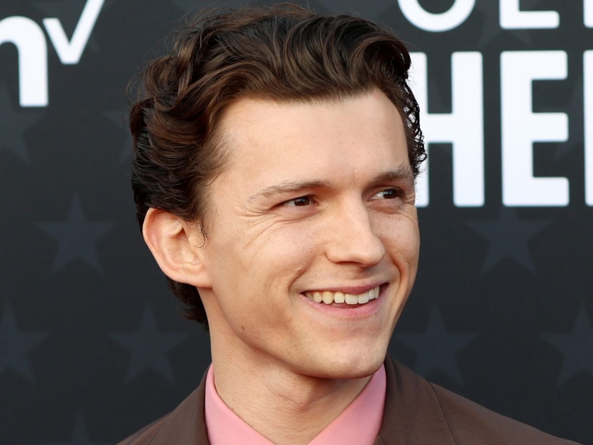 Tom Nolan Actor Tom Holland Suits Up On Set Of Christopher Nolan's