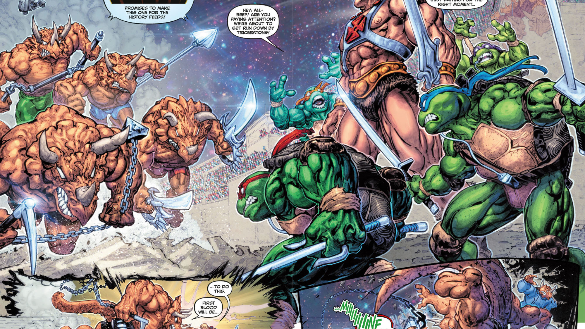 MOTU/TMNT: Turtles Of Grayskull #2 Preview: Time Loop Tangle