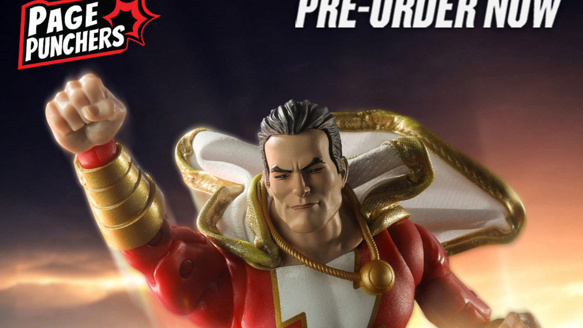 Shazam Embraces His Powers with New McFarlane Toys Page Punchers