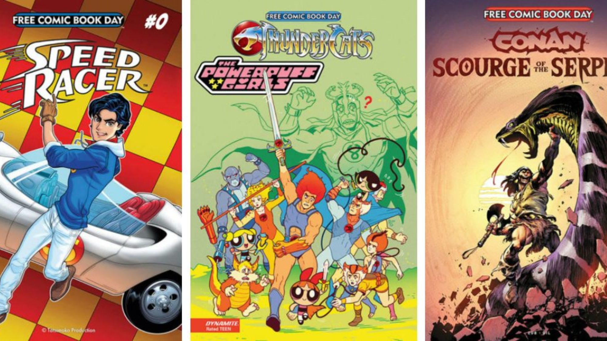 Thundercats Vs Powerpuff Girls in Free Comic Book Day 2025 Gold Titles