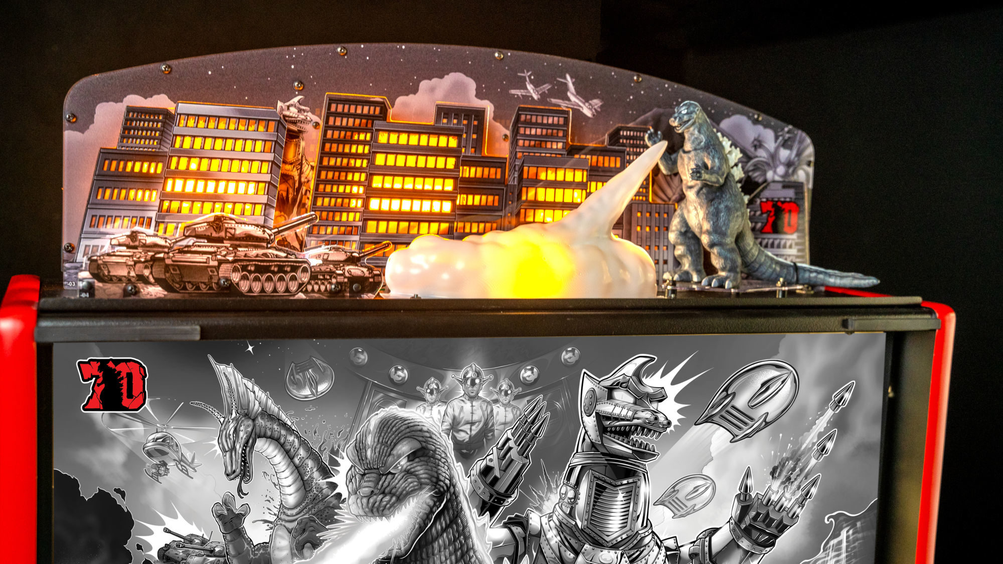 Stern Pinball Releases Godzilla Accessories For 70th Anniversary
