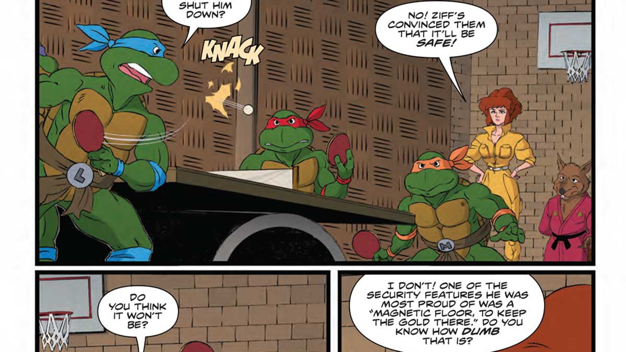 TMNT: Saturday Morning Adventures Continued #19 Preview: Gold Grab