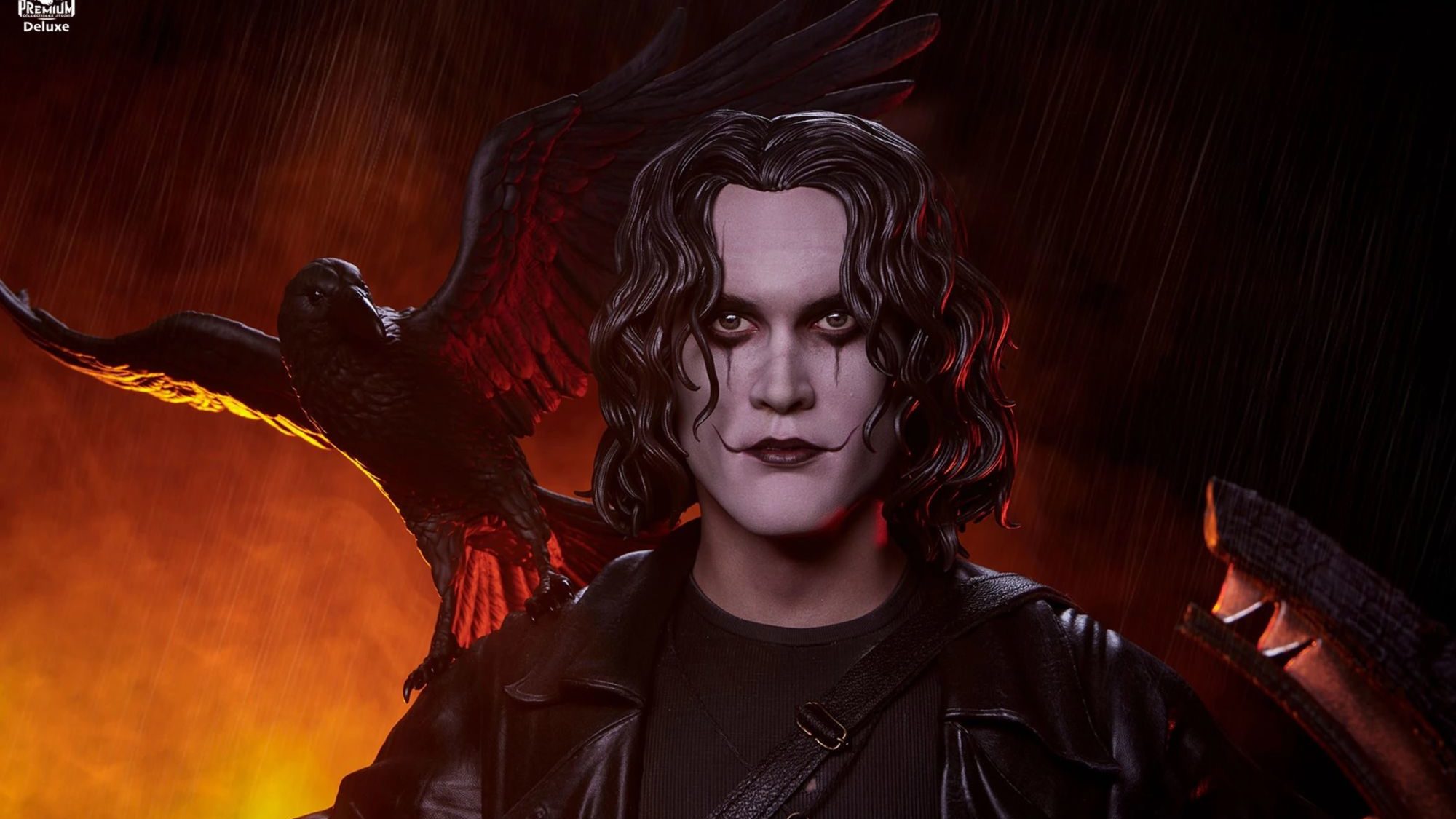 Eric Draven Lives as PCS Unveils New 1:3 The Crow Diorama Statue