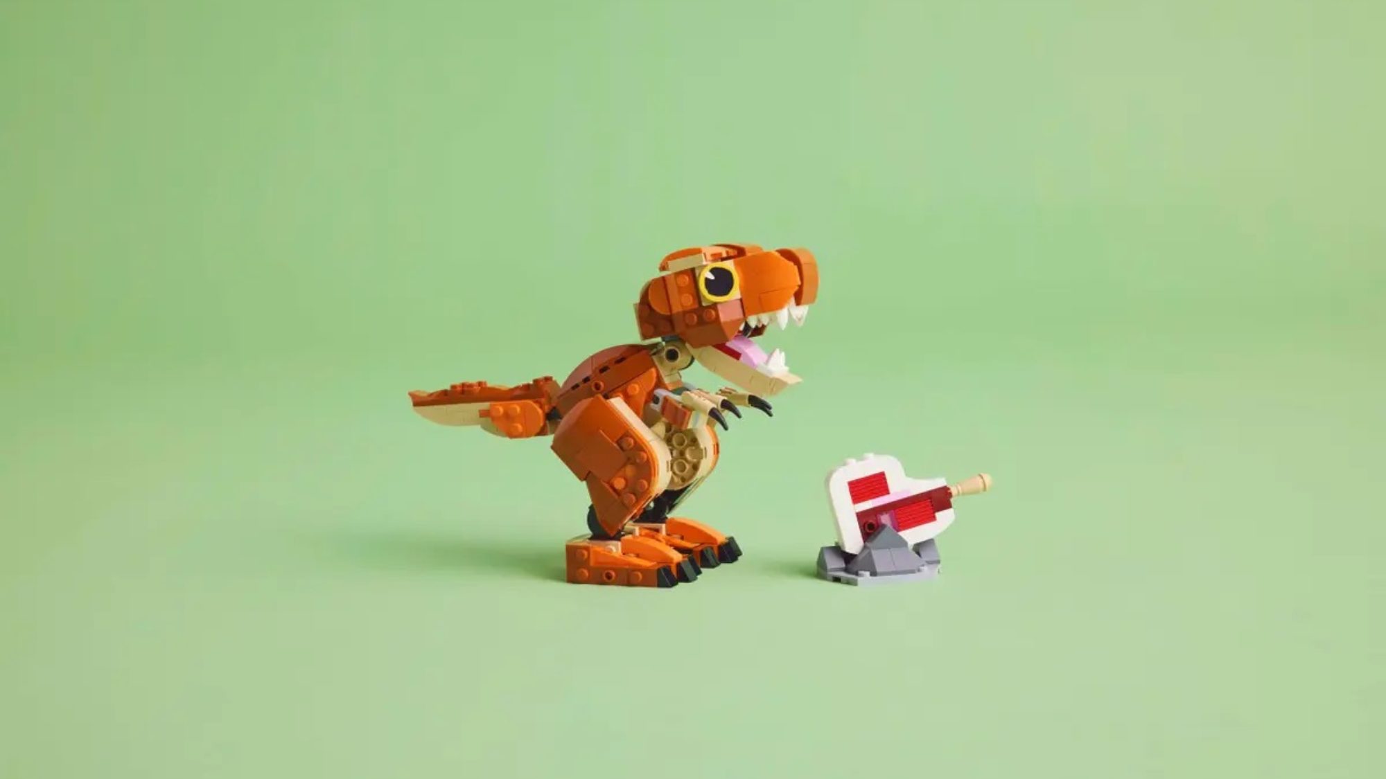 Take a Bite Out of LEGO’s New Jurassic Park Baby T-Rex Set
