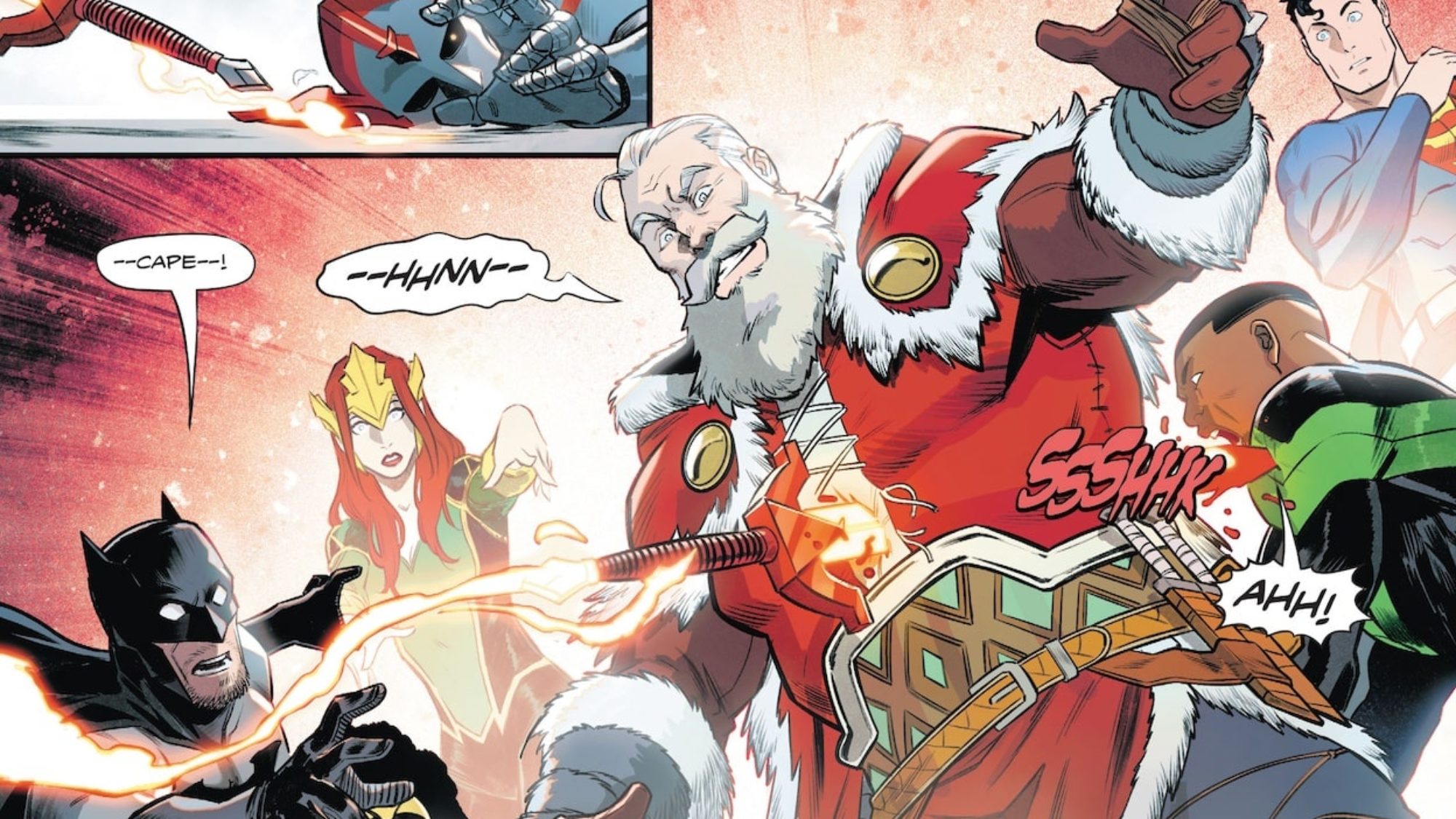 Batman/Santa Claus: Silent Knight Returns #4 Preview: Jingle Brawl