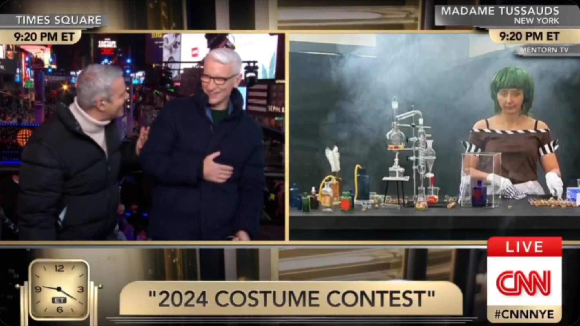 New Year's Eve Live: Anderson Cooper Unleashes "Giggles" Onslaught