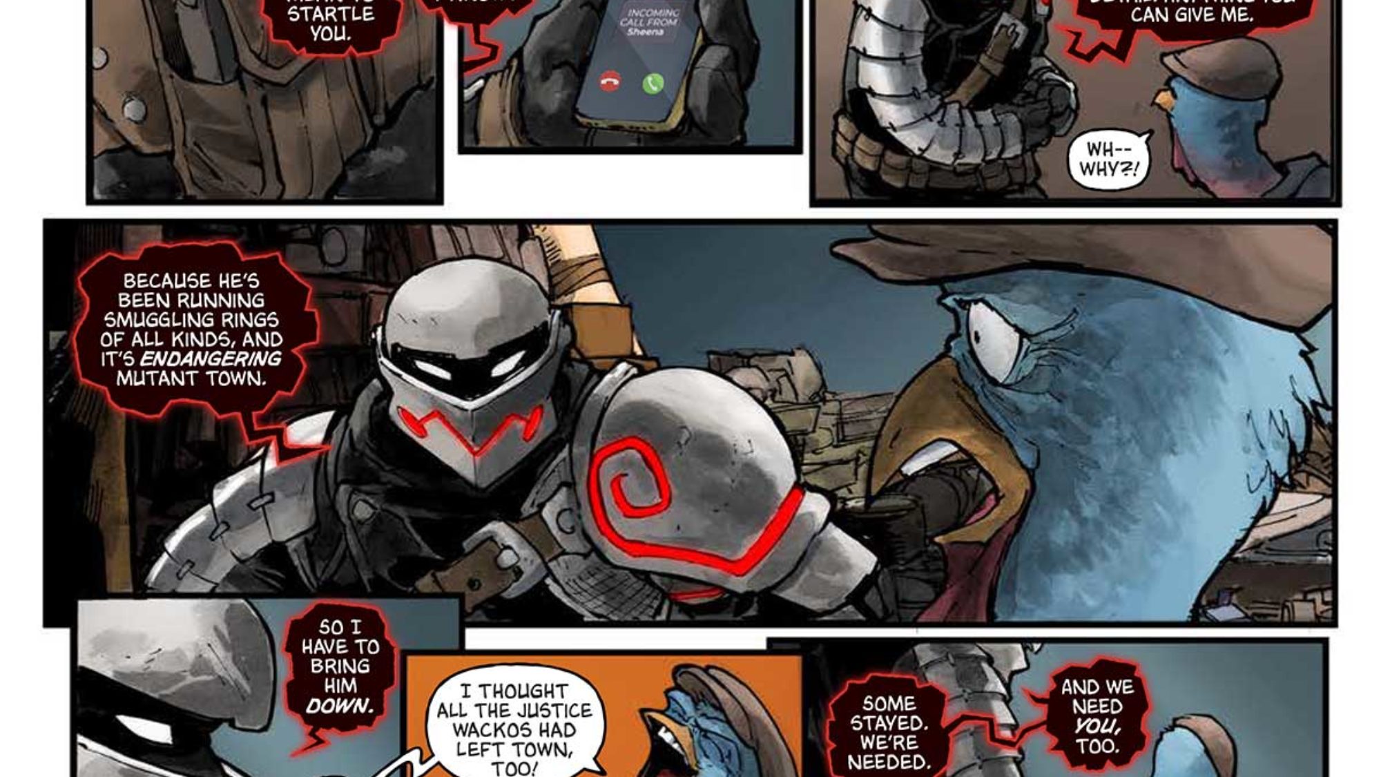 Teenage Mutant Ninja Turtles: Nightwatcher #4 Preview: Mutant Justice