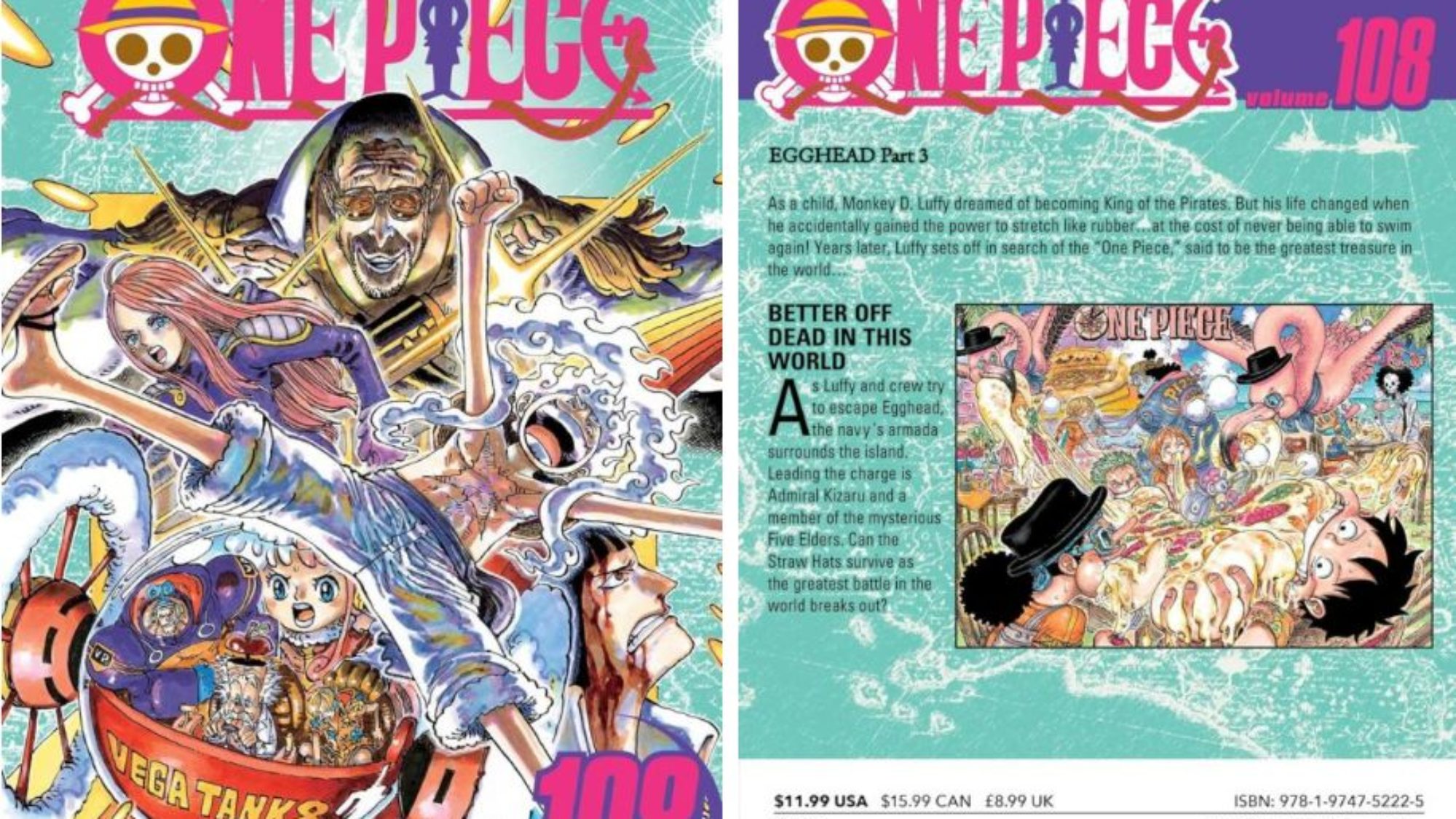 Best Selling Manga One Piece #108, Sales Notably Down From Last Year?