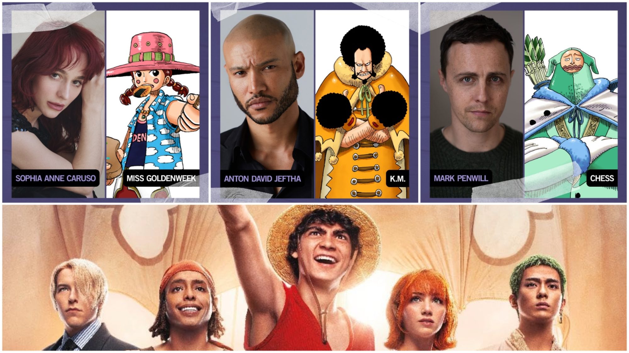 One Piece Season 2: Caruso, Penwill, Jeftha Join Netflix Series Cast
