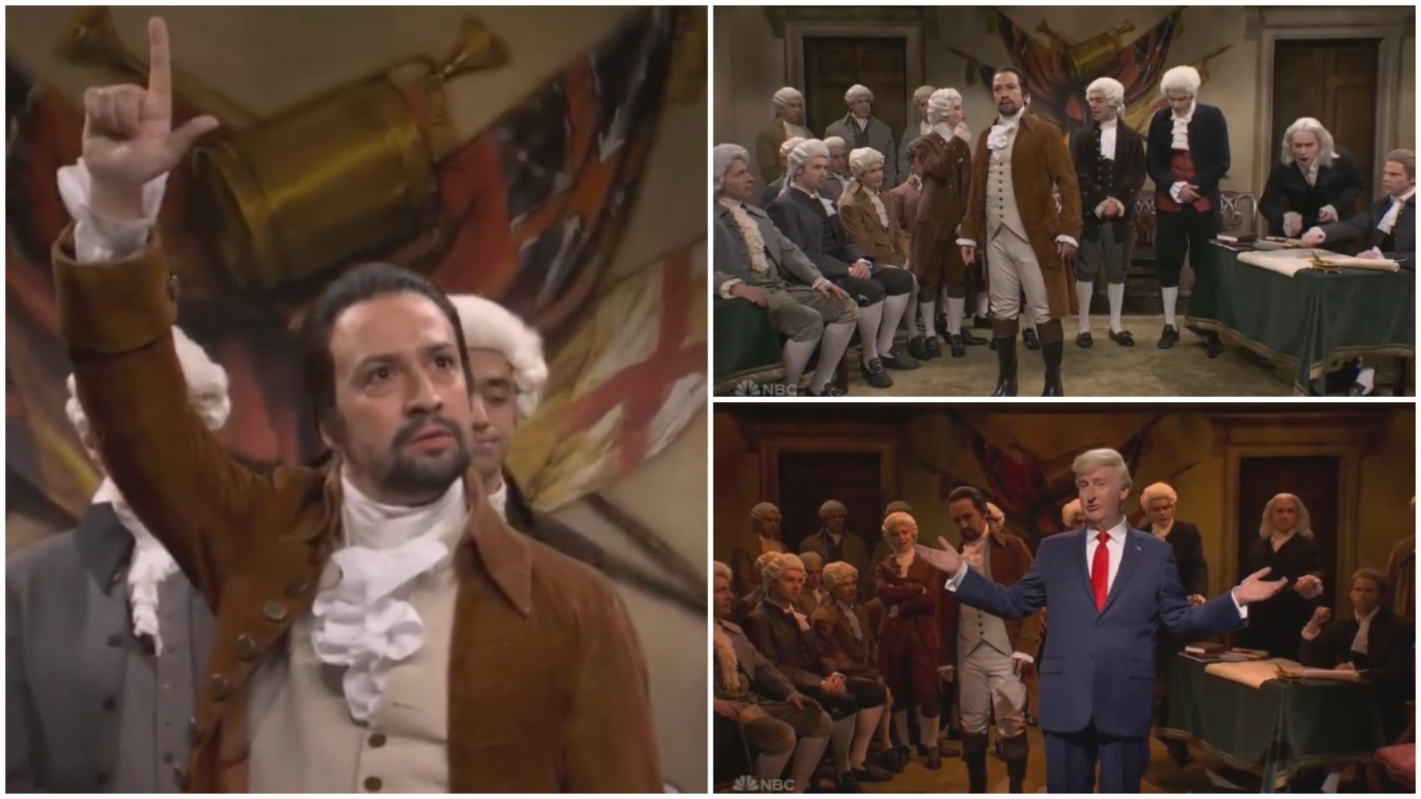 SNL Cold Open: Lin-Manuel Miranda's Hamilton Gets Shut Down by Trump