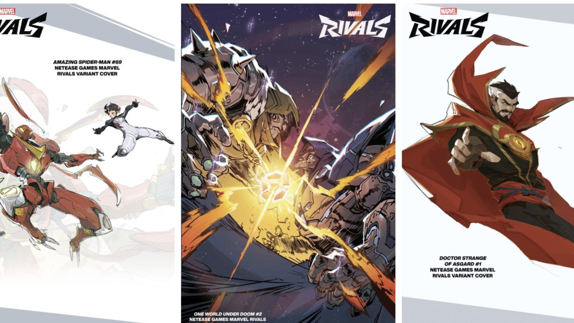 Marvel Rivals & X-Men Manhunt Variant Covers from Marvel Comics