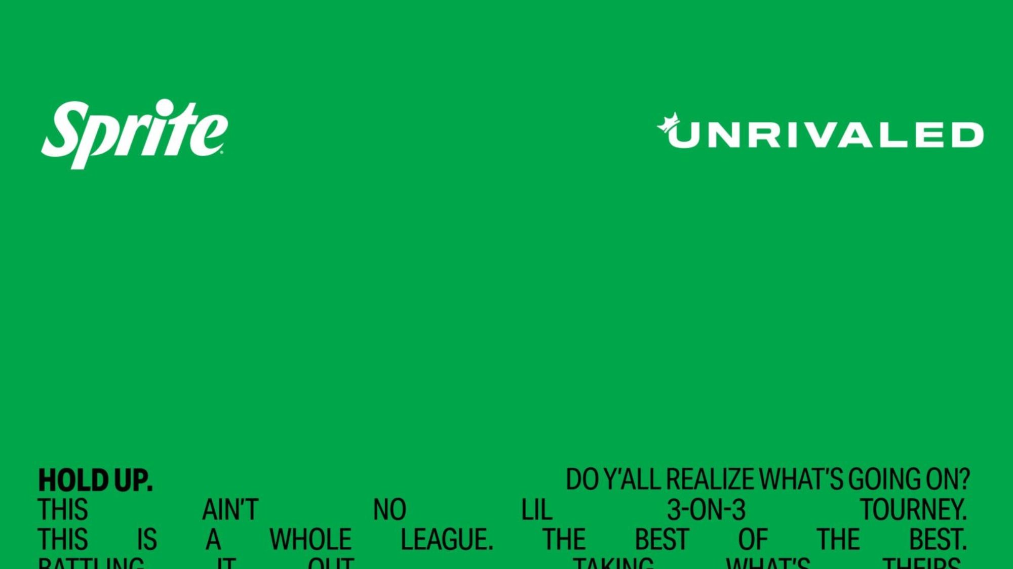 Sprite Signs Multi-Year Partnership With Unrivaled