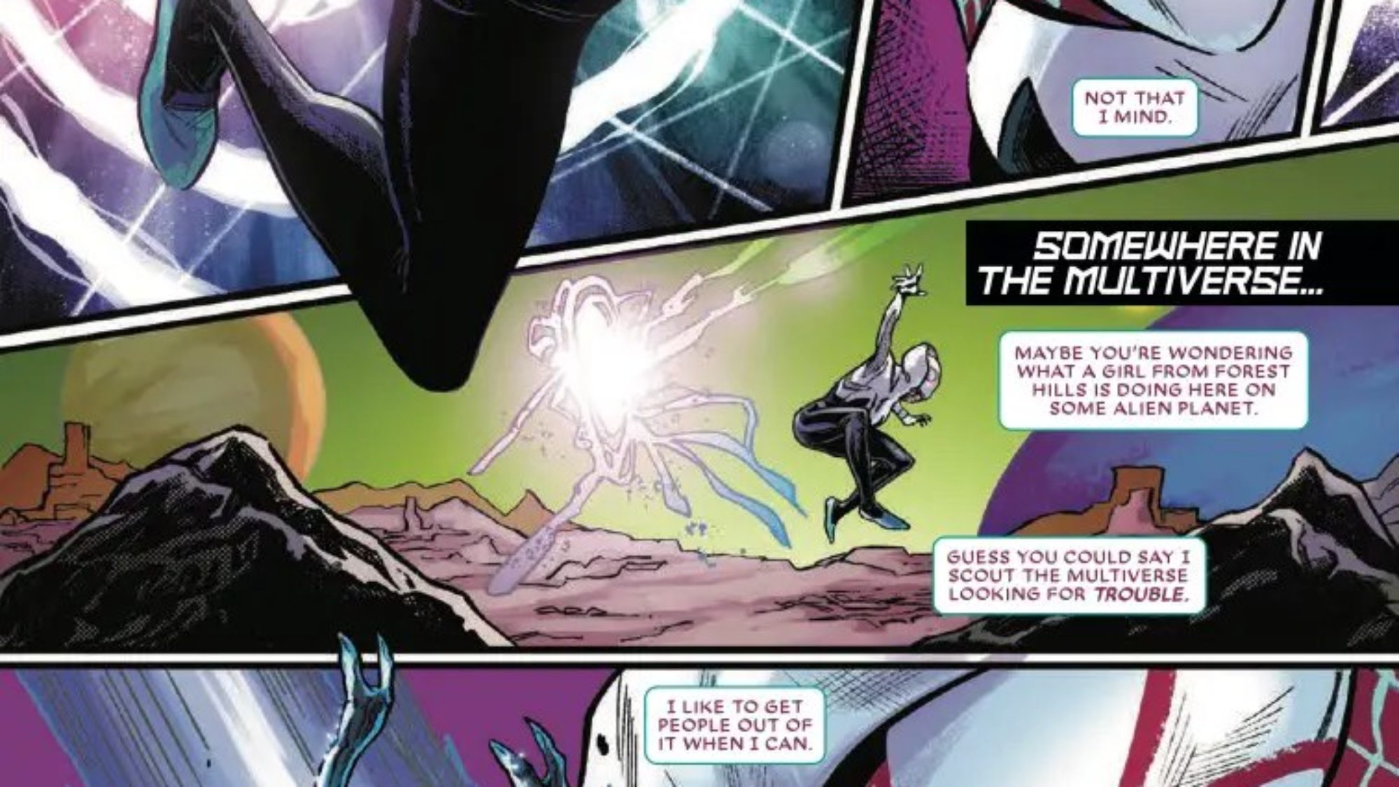 What If Galactus Transformed Spider-Gwen #1 Preview: Gwen Goes Cosmic