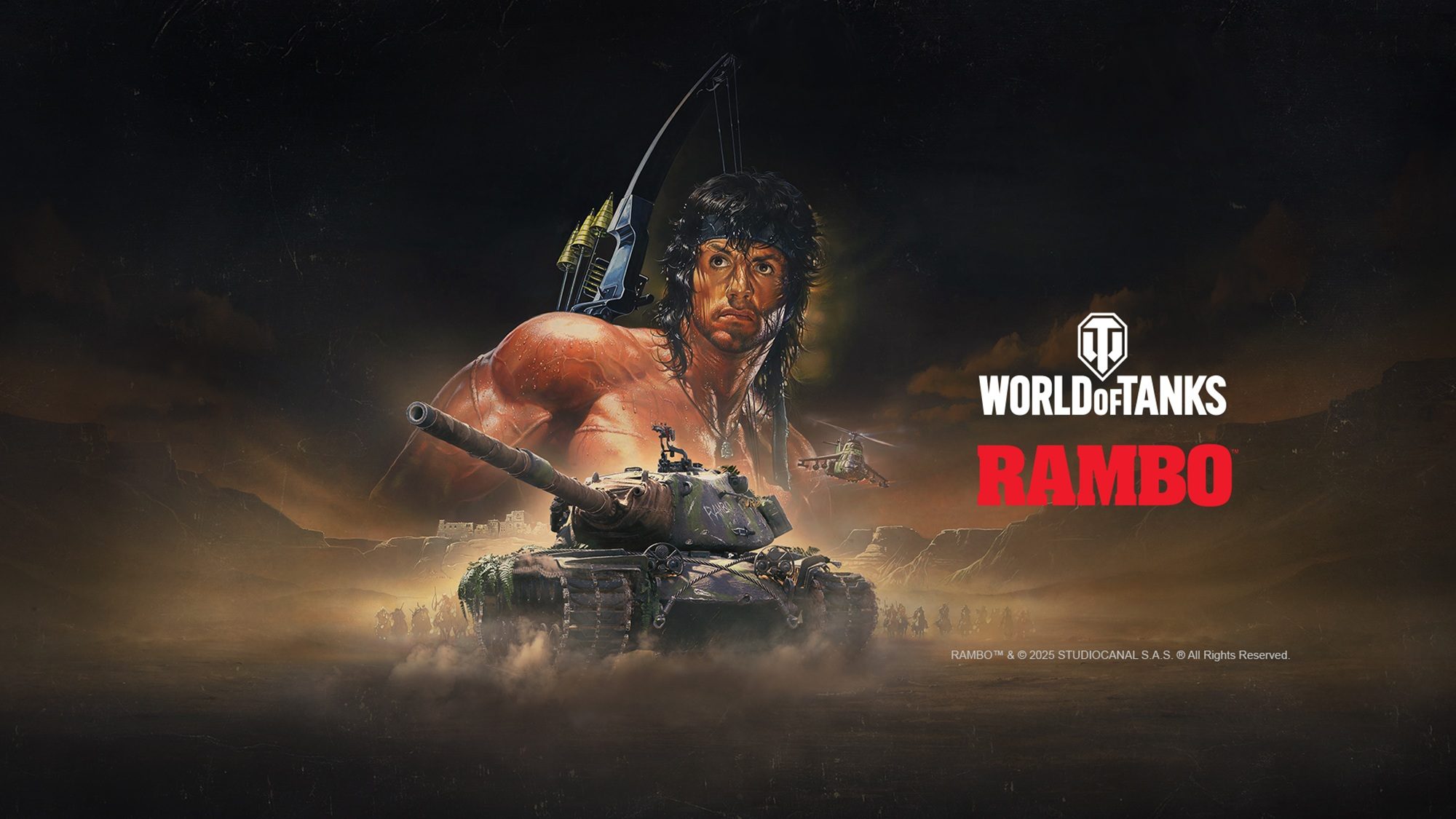 World of tanks Announces New Crossover Event Featuring Rambo