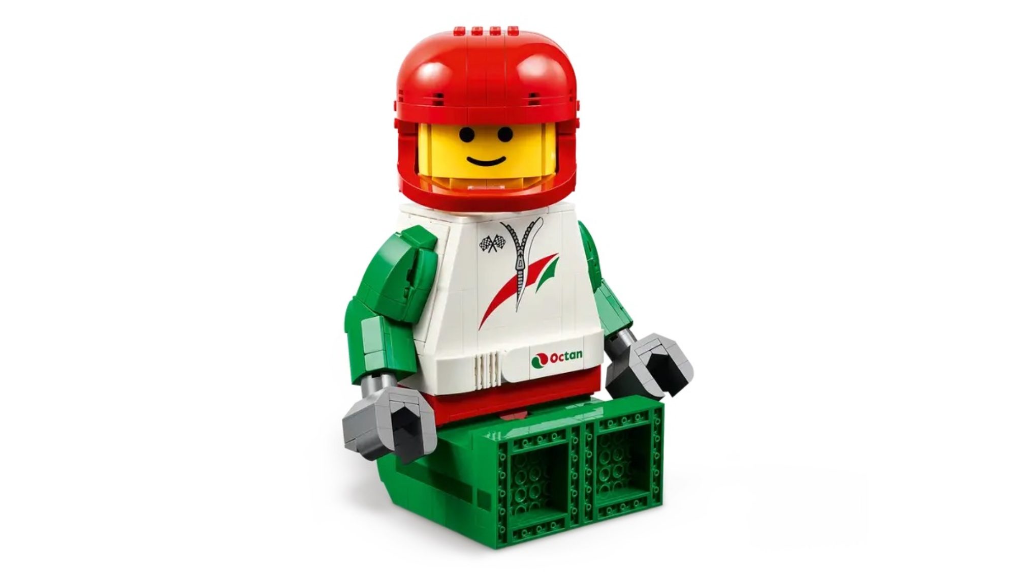 Go Big and Get First with New Up-Scale LEGO Racing Driver Minifigure