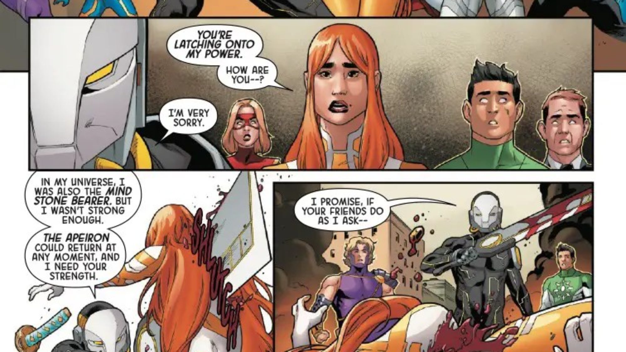 Infinity Watch #2 Preview: Infinity Stones on the Chopping Block?