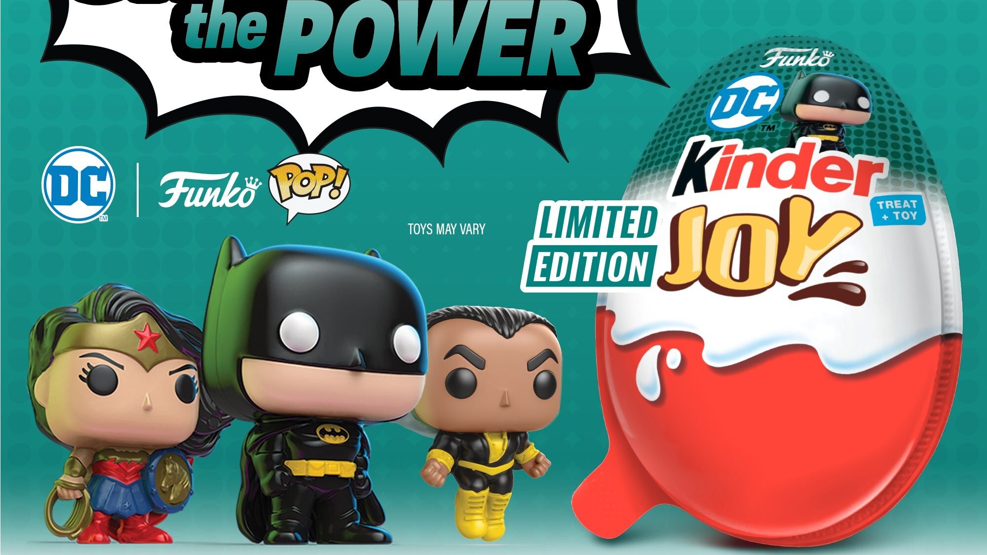 Kinder Joy Reveals Limited Edition DC Funko Pop! Eggs & Chocolate
