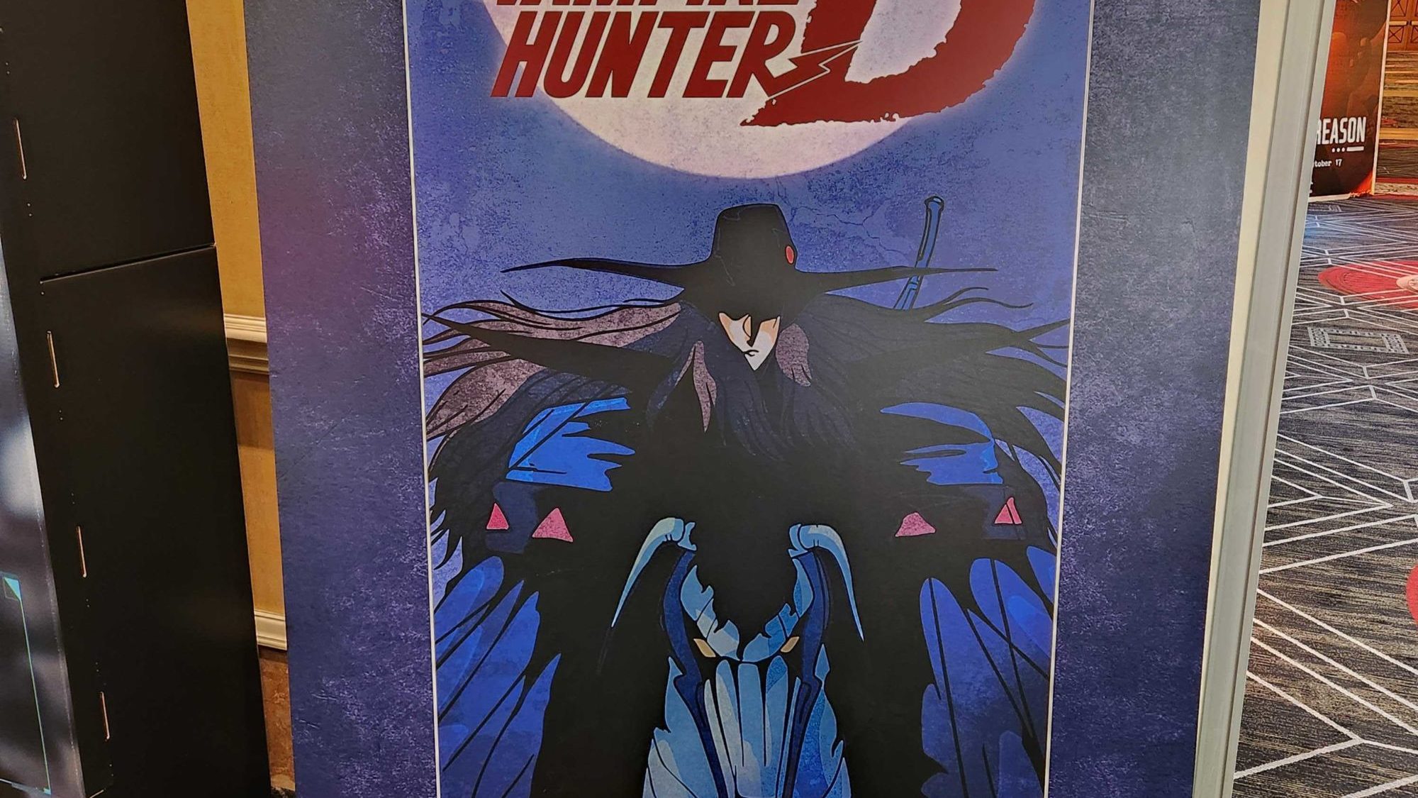 Demon Slayer, Vampire Hunter D Posters On Floor At CinemaCon 2025