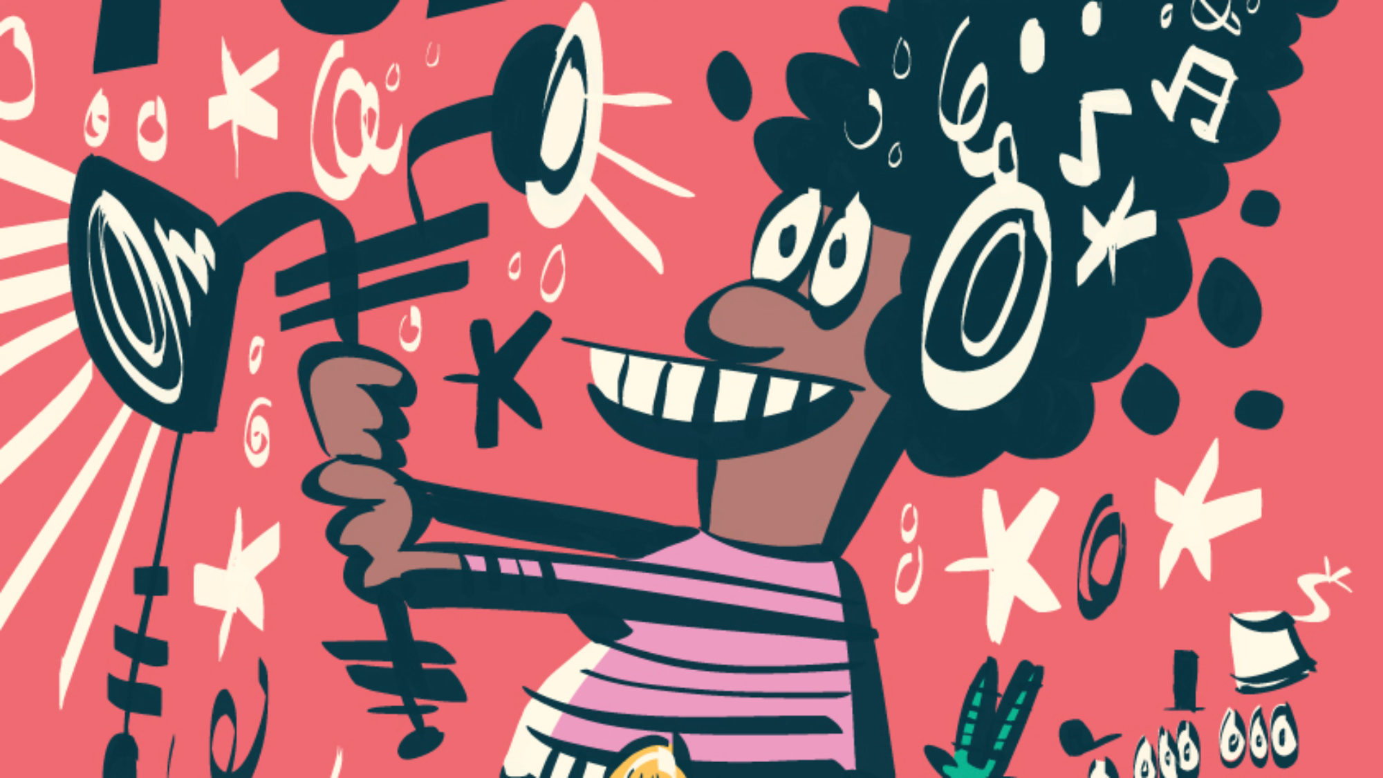 Tom Scioli at Macc-POW, Macclesfield's Comic Art Festival, in June