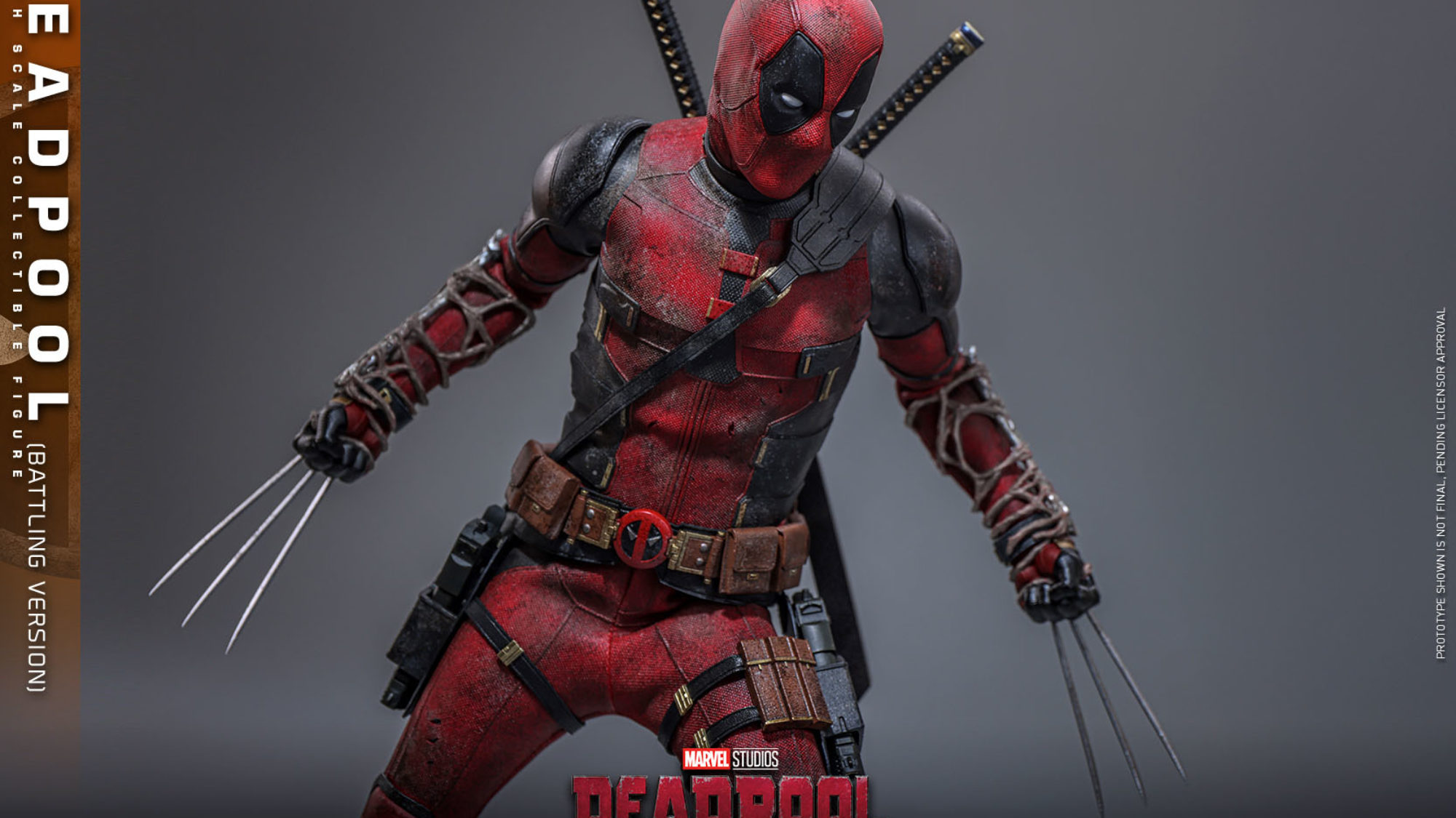 Deadpool Goes Claws Out for New Deadpool & Wolverine Hot Toys Figure
