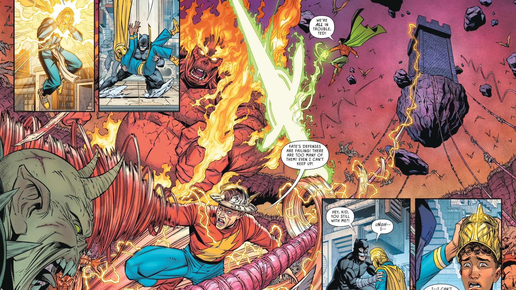 JSA #6 Preview: Demon Attack! Whose Fate Is Sealed?