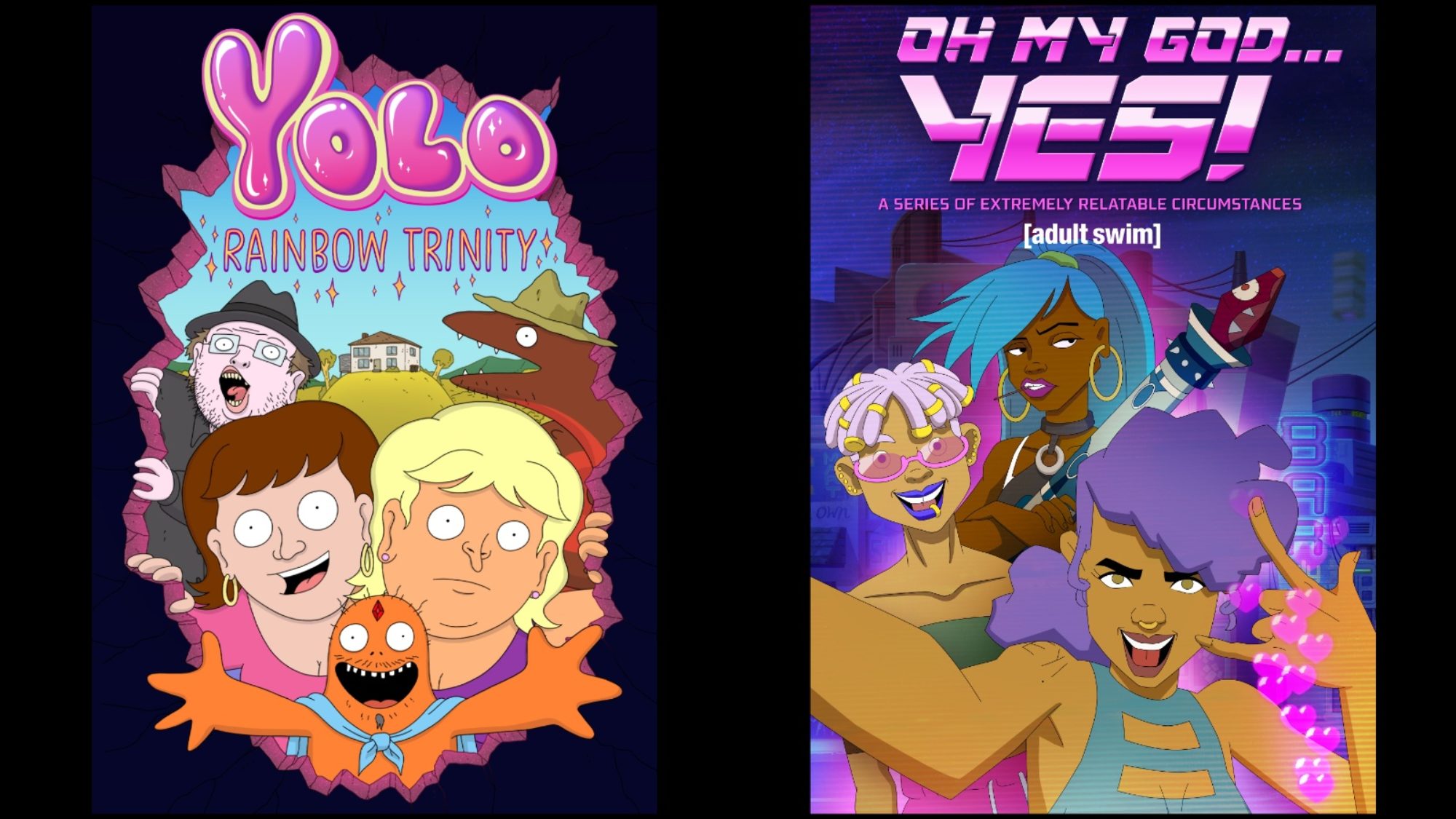 Adult Swim Debuts YOLO: Rainbow Trinity, Oh My God…Yes! Tonight
