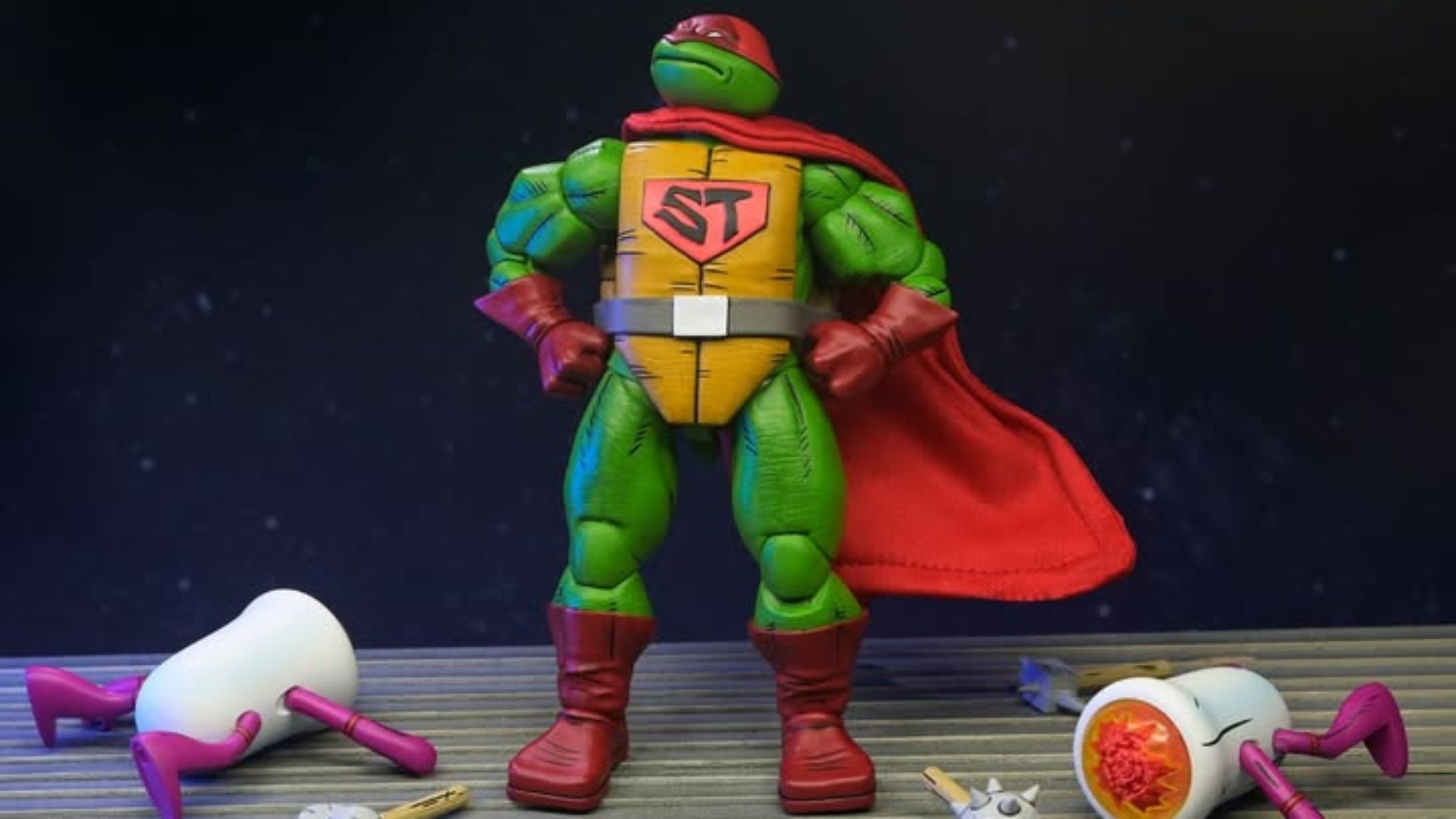 Super Turtle Lands with NECA’s Teenage Mutant Ninja Turtles Comic Line