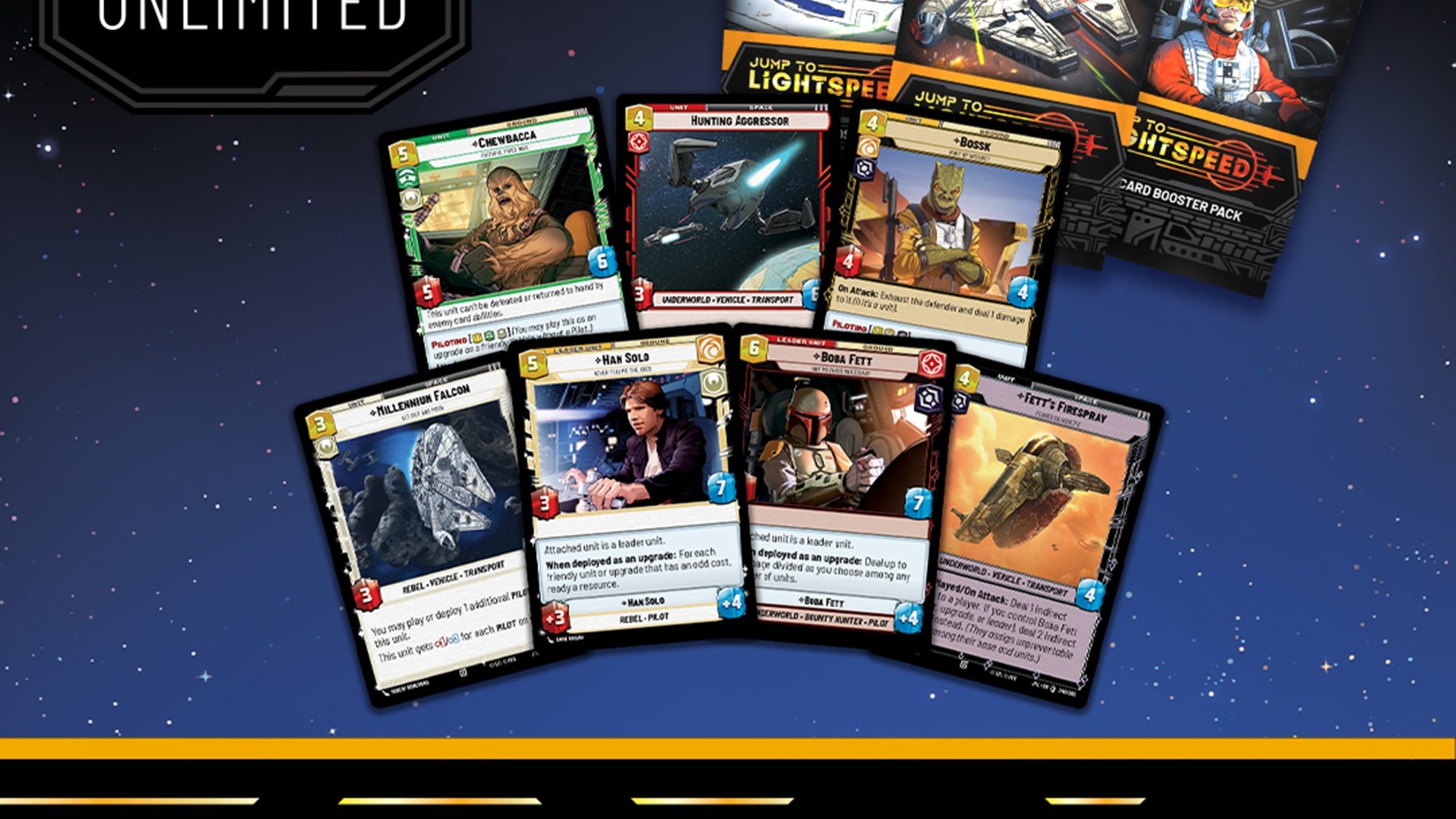 Star Wars Unlimited Launches Jump to Lightspeed Expansion