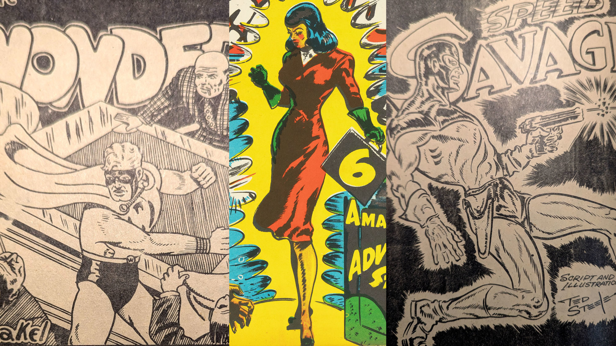 Nelvana, Speed Savage & Captain Wonder, Triumph Comics #21 at Auction