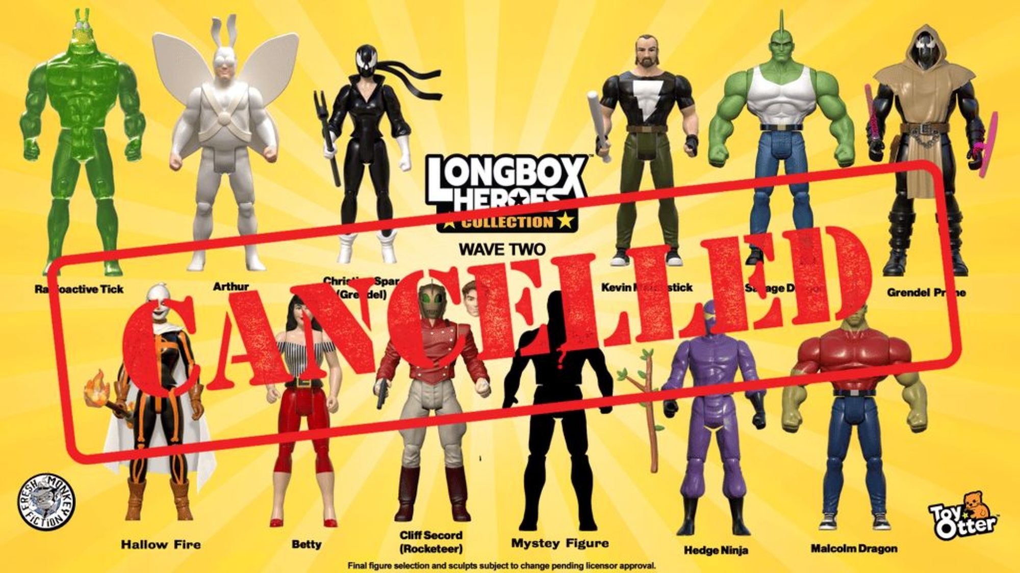 Fresh Monkey Fiction Cancels Longbox Heroes Wave 2 Due to Tariffs