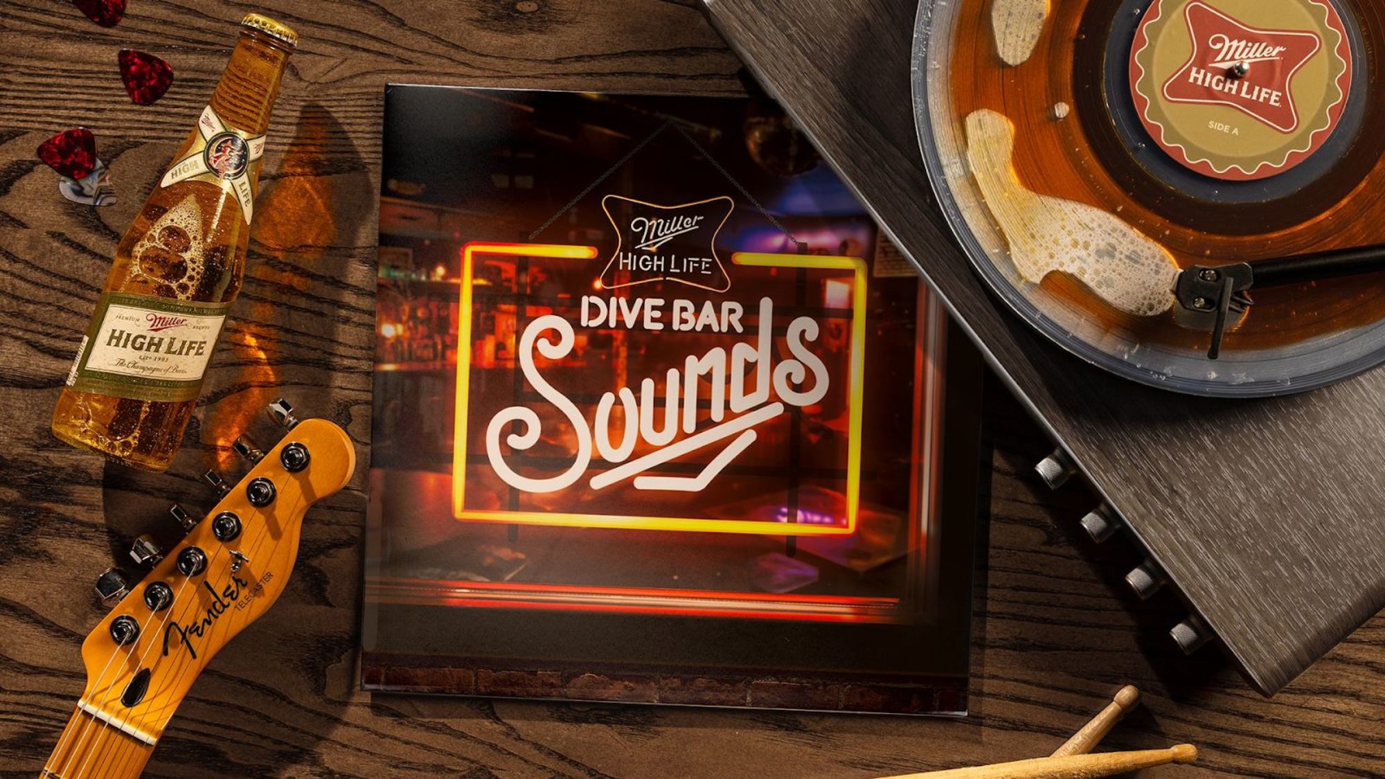 Miller High Life Has Created a Beer-Infused Vinyl Album