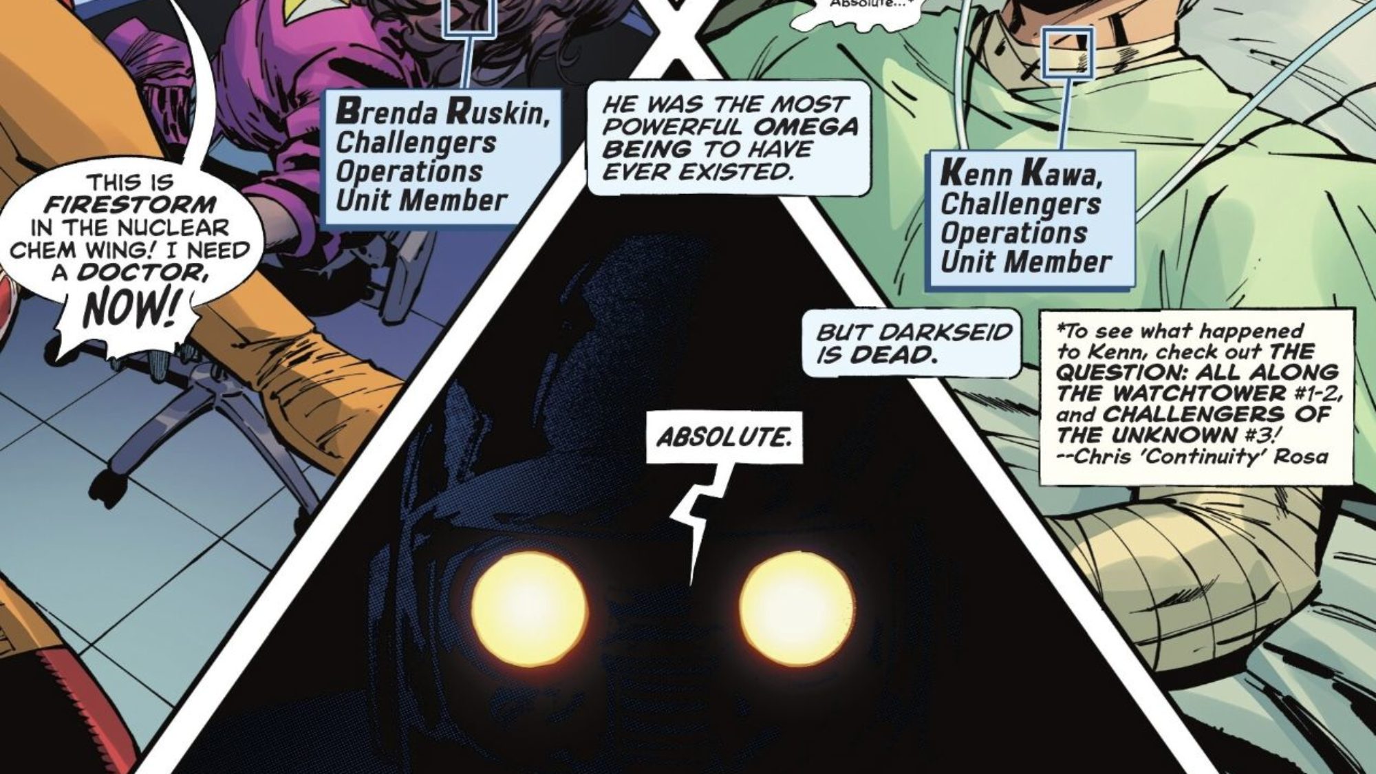 Absolute And Omega In The DC Universe Today (Spoilers)