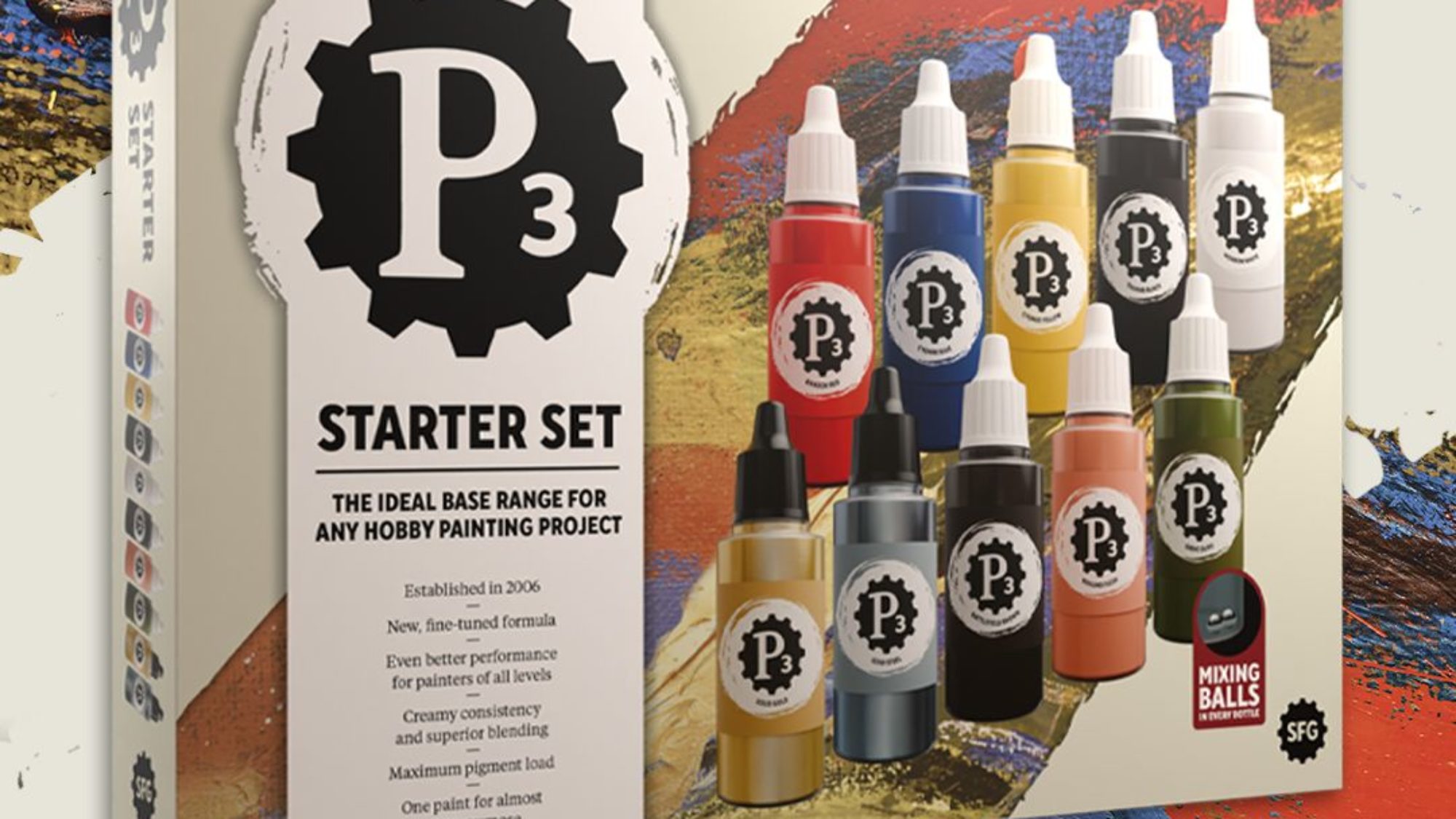 Steamforged Games Reveals New P3 Paint Starter Set