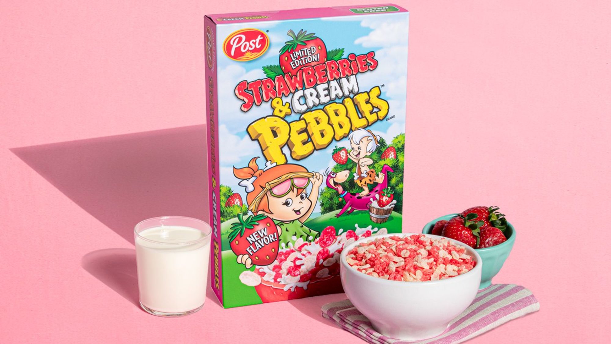 Post Unveils Limited-Time Strawberries & Cream Pebbles Cereal