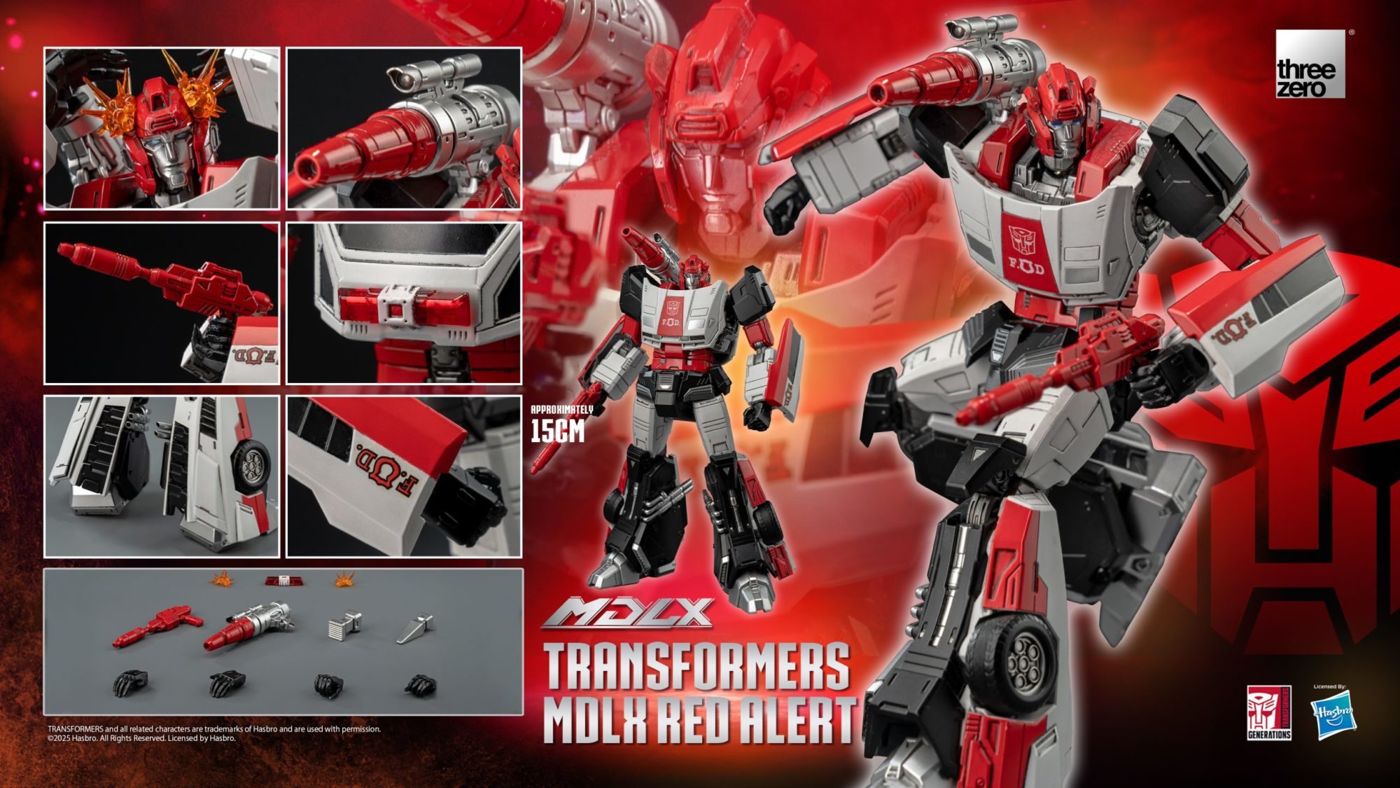 Threezero Unveils New Transformers MDLX Autobot with Red Alert